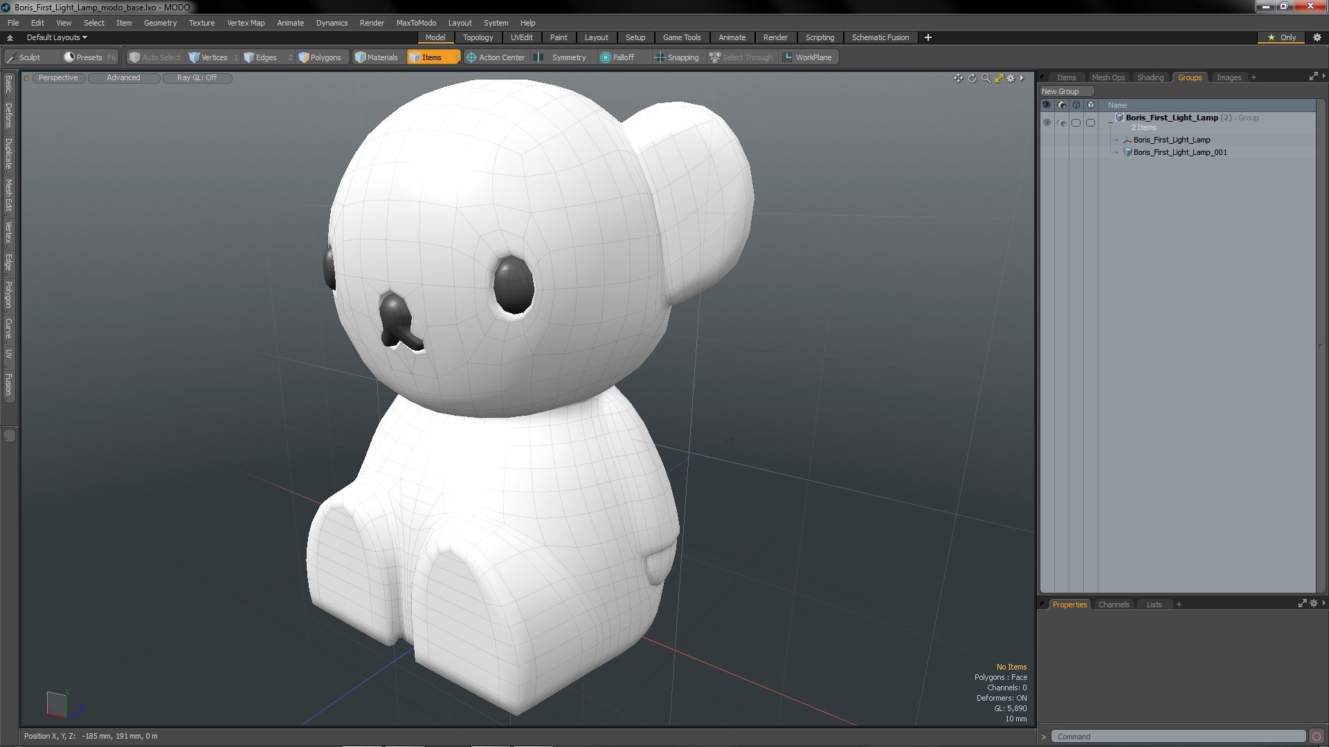 Boris First Light Lamp 3D - TurboSquid 2075003