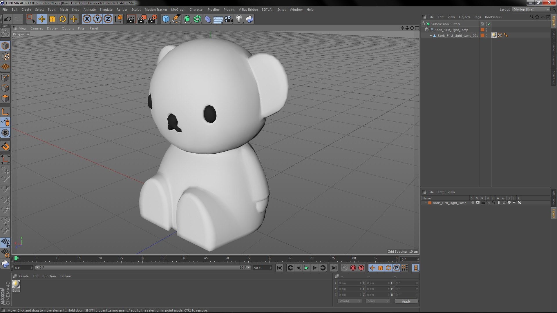 Boris First Light Lamp 3D - TurboSquid 2075003
