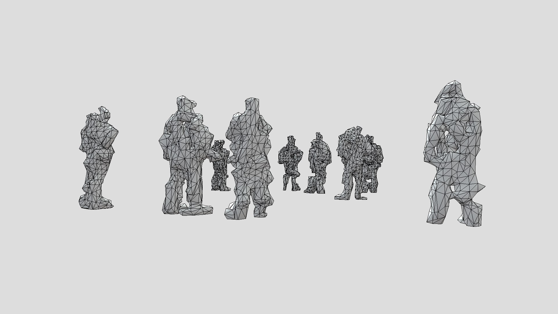 3D Crowd Human - TurboSquid 1686270
