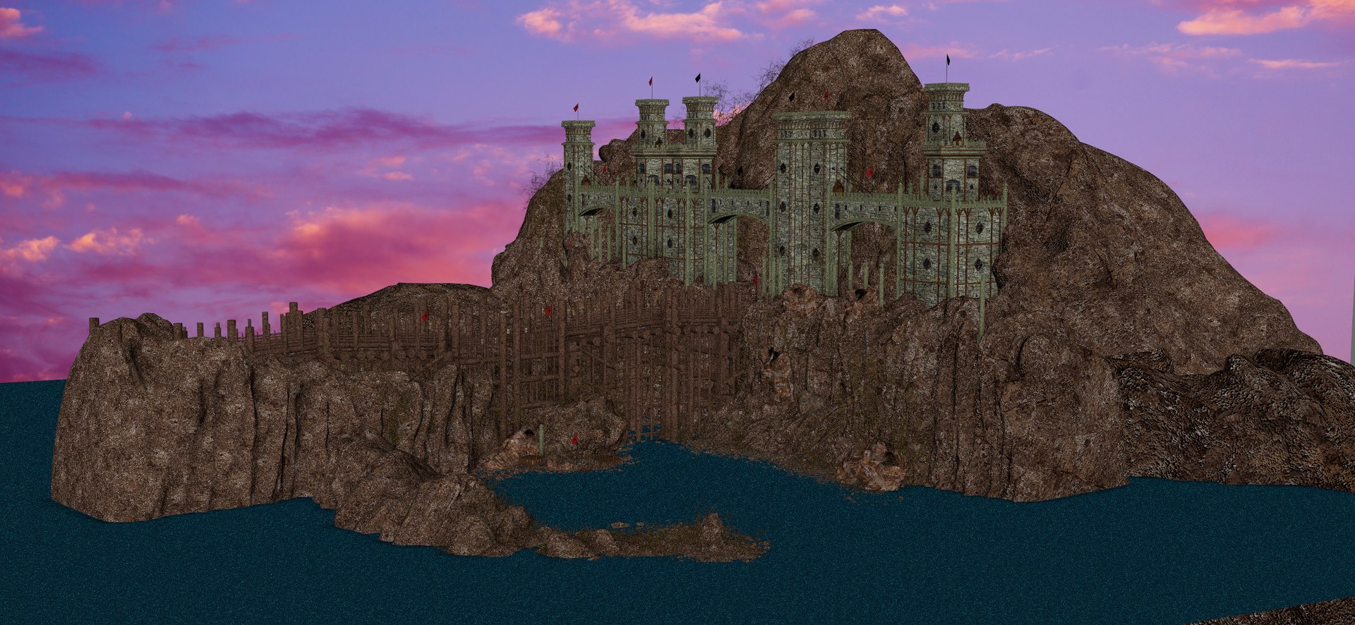 Ancient Castle Cave Environment 3D - TurboSquid 2201564