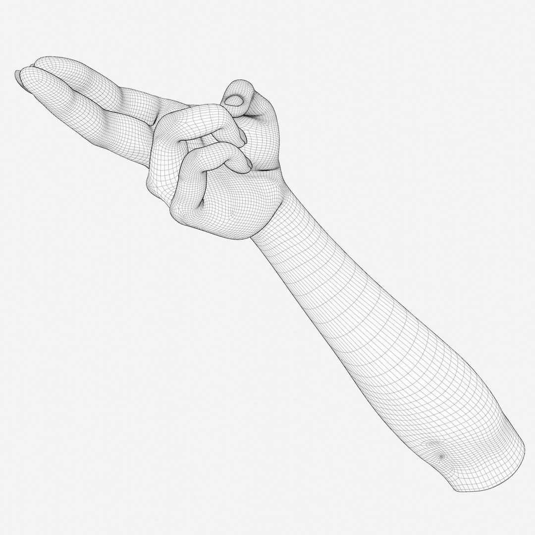 3D Sign Language Alphabet Hand Model - TurboSquid 1967976