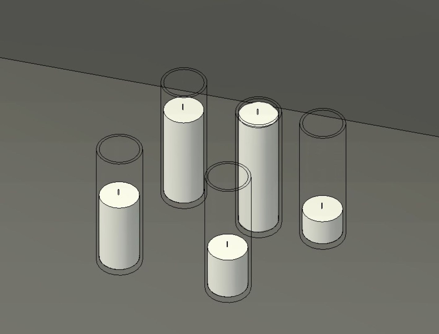 Candle Slim Model - TurboSquid 2269313