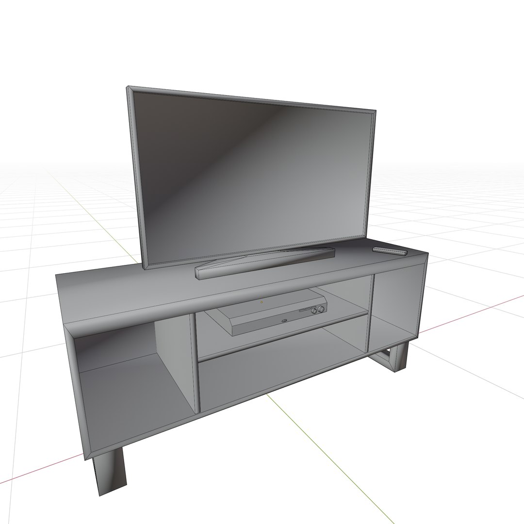 3D TV Table - TurboSquid 2365976
