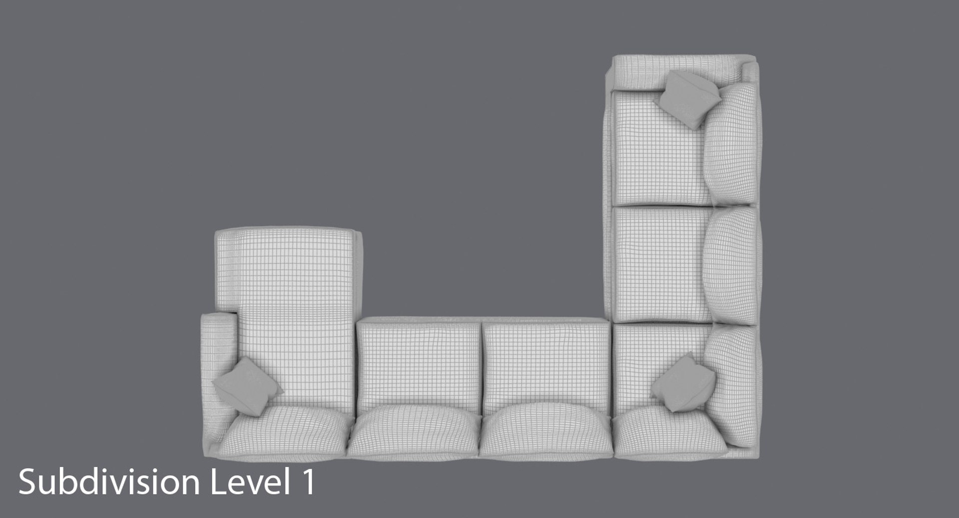 3D Model Classical-sectional-sofa - TurboSquid 1270384