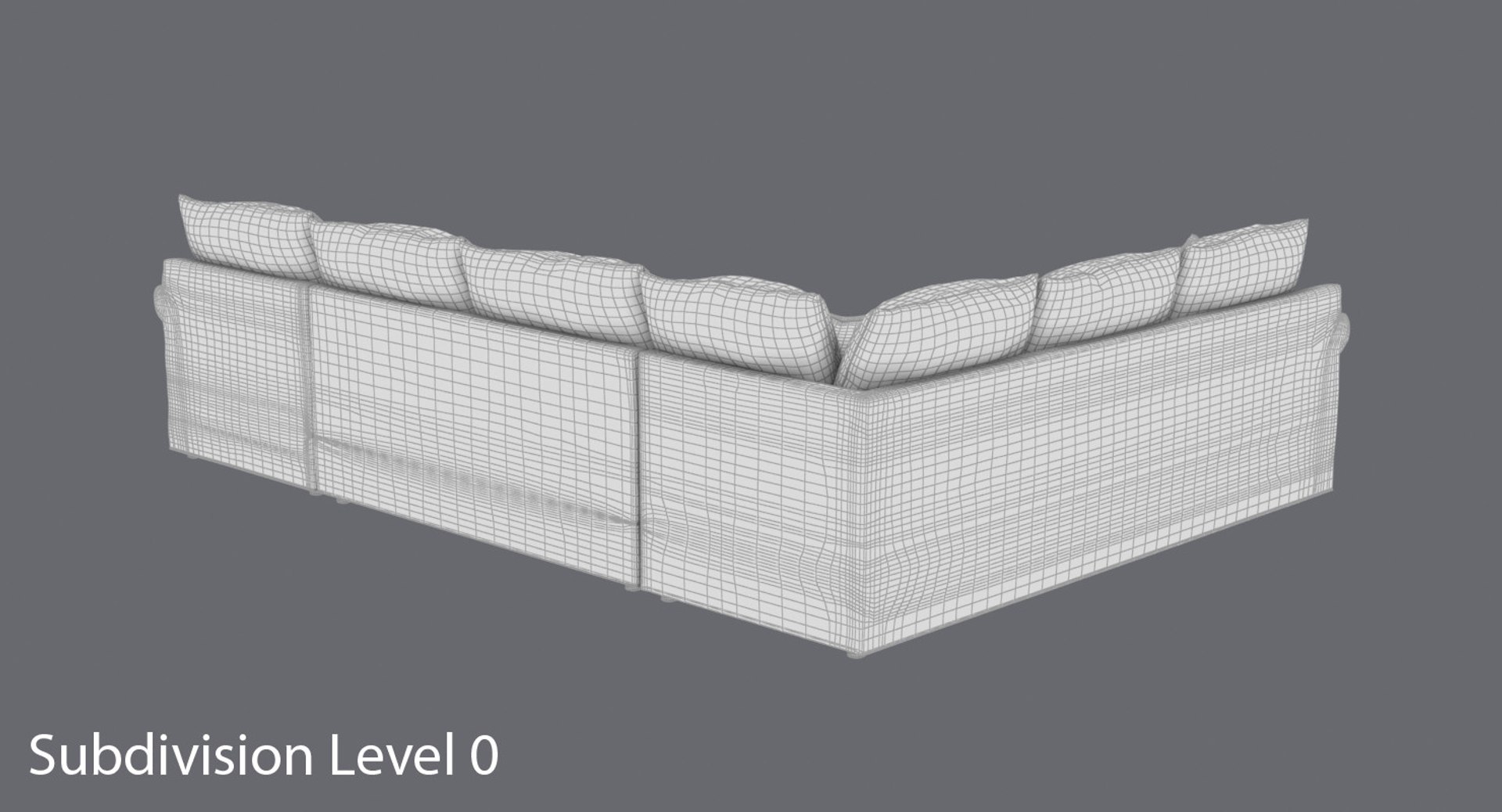 3D Model Classical-sectional-sofa - TurboSquid 1270384