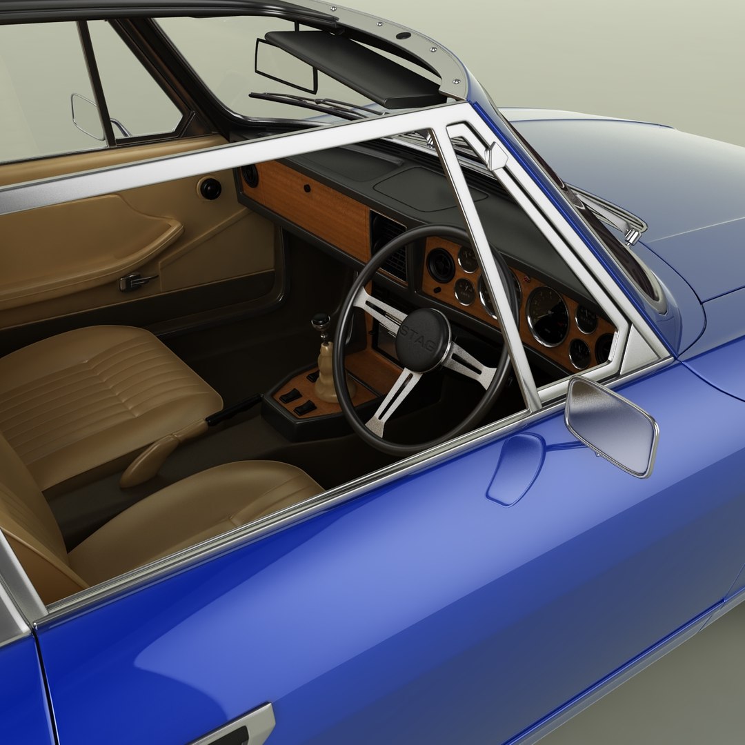 3D Triumph Stag Model - TurboSquid 1211758