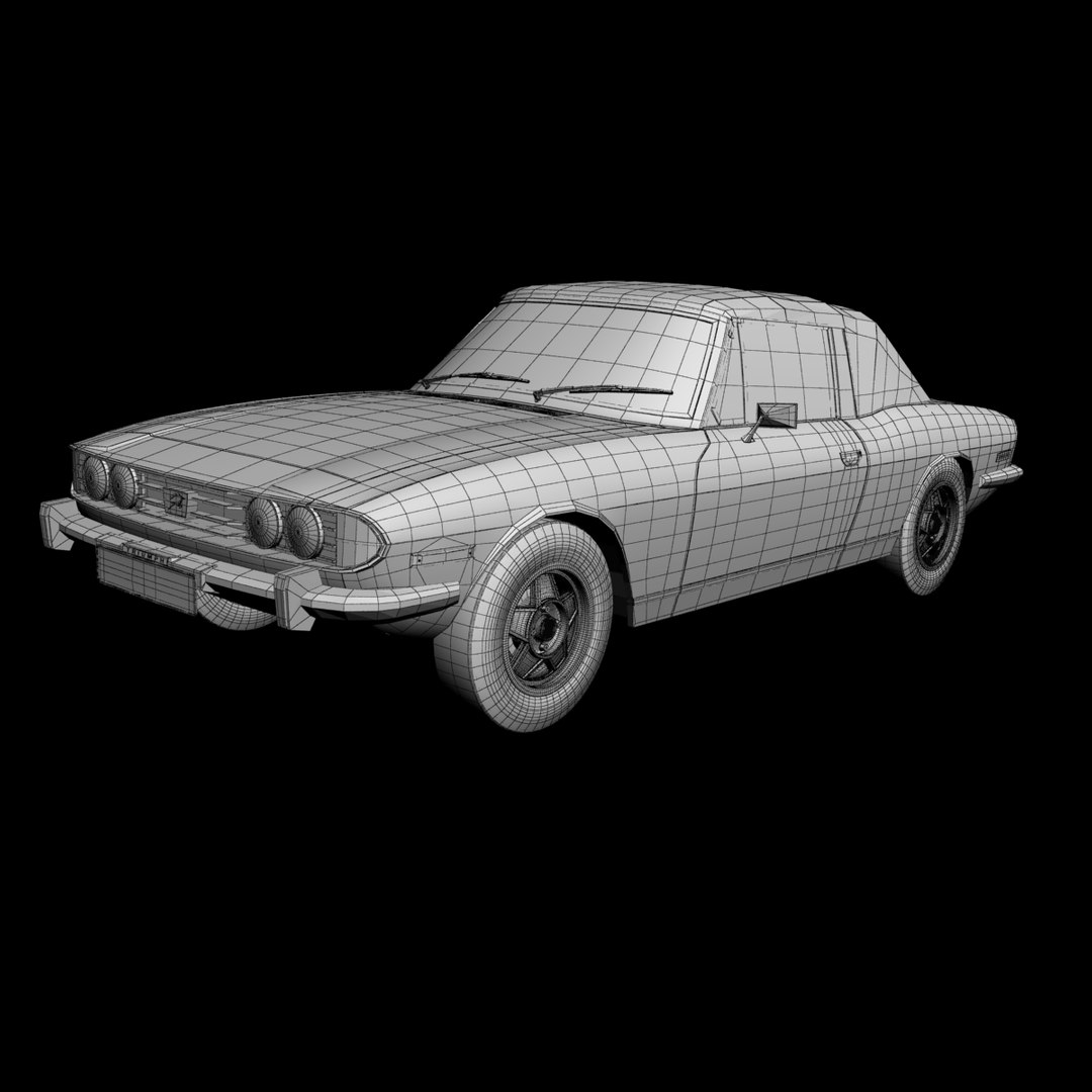 3D Triumph Stag Model - TurboSquid 1211758