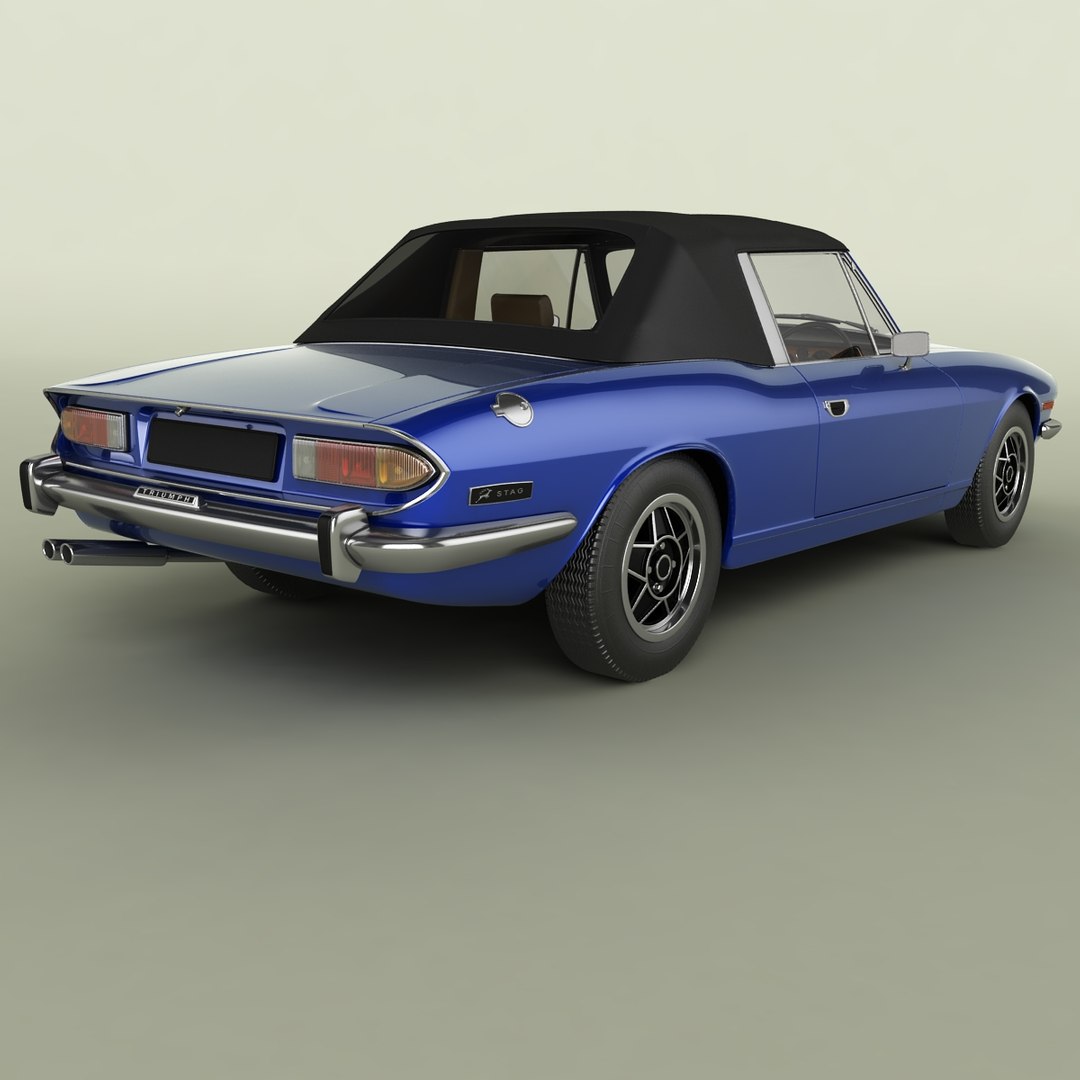 3D Triumph Stag Model - TurboSquid 1211758