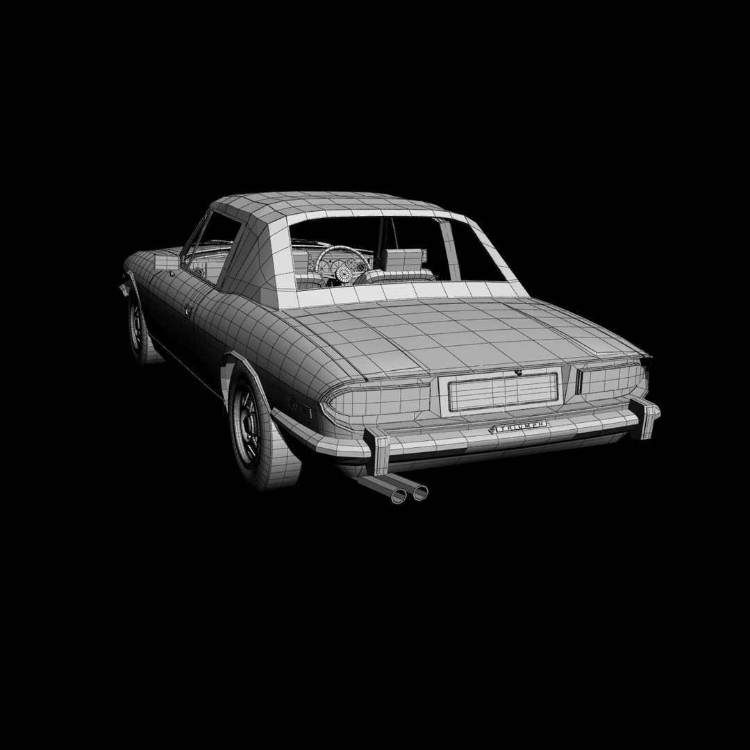 3D Triumph Stag Model - TurboSquid 1211758