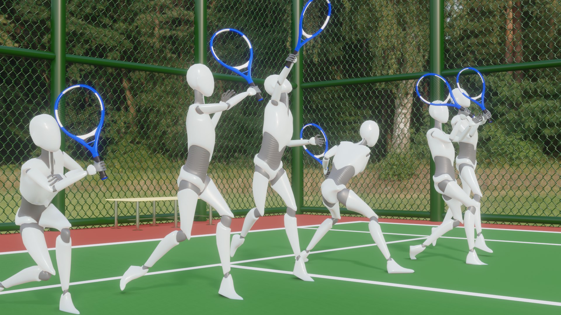 Tenniswoman Animations - Motion Cast01 Vol1 3D Model - TurboSquid 1835246