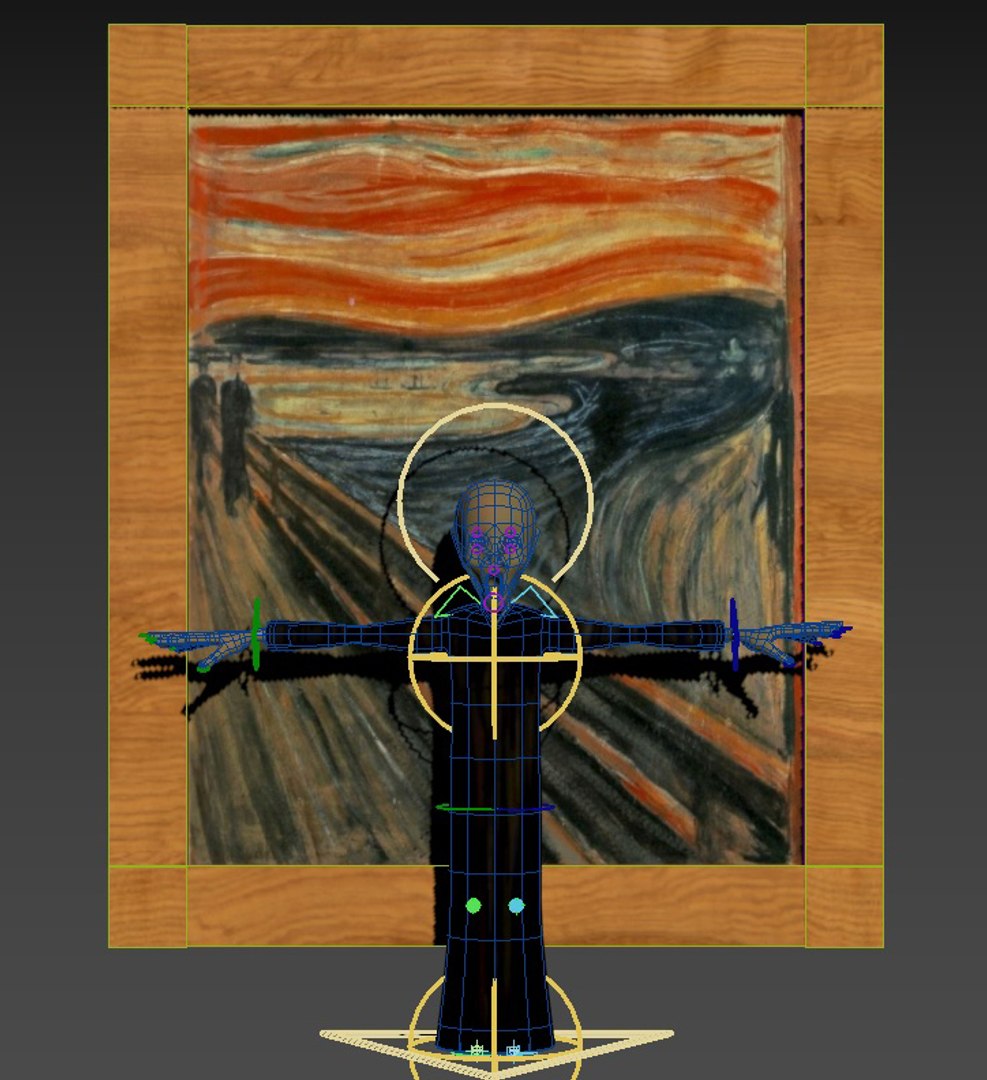 Scream Edvard Munch 3D Model - TurboSquid 1152533