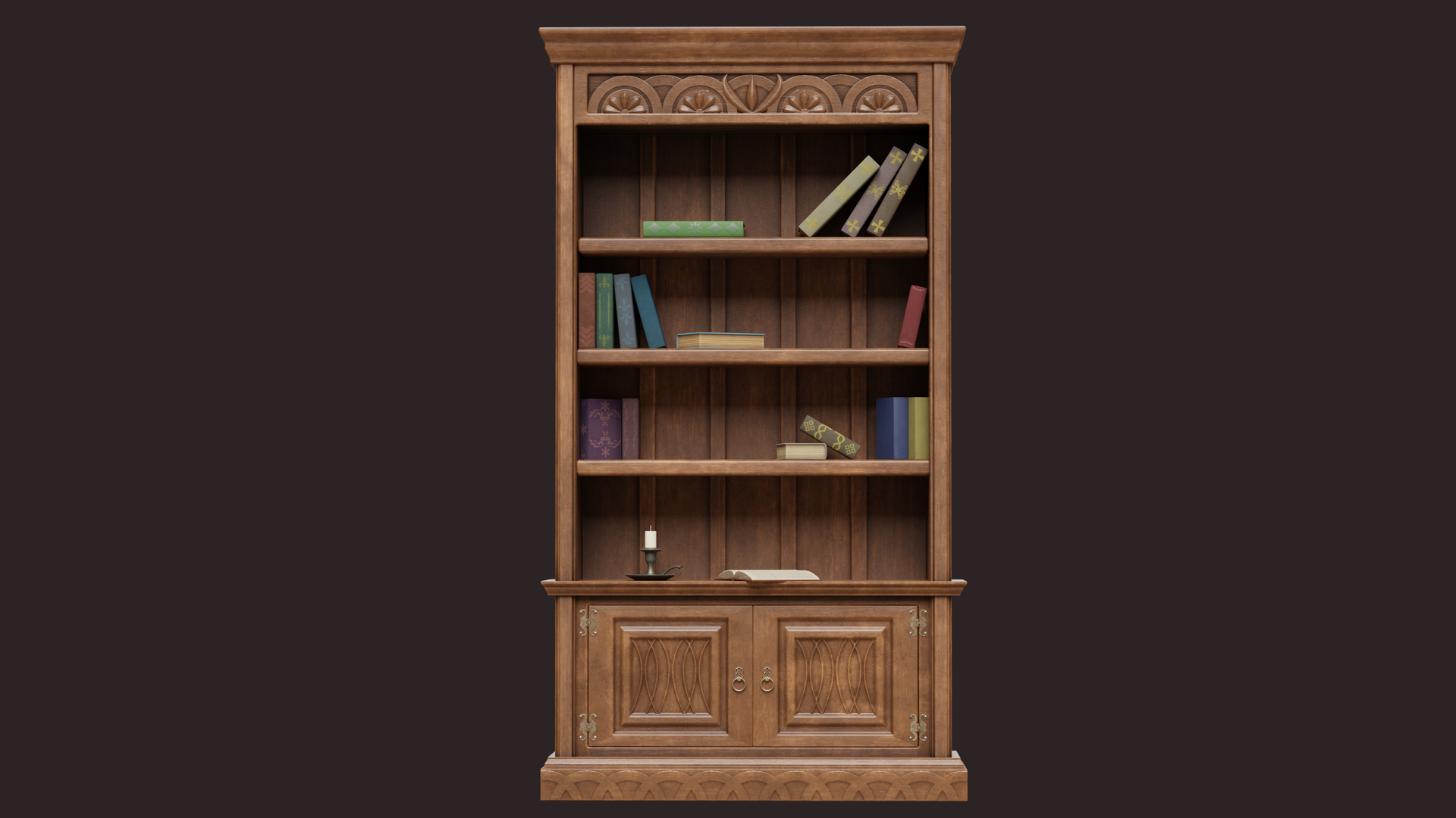 Bookshelf 3D Model - TurboSquid 1906994