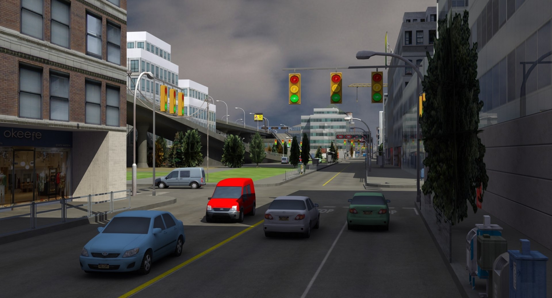 Max City Highway Interchange