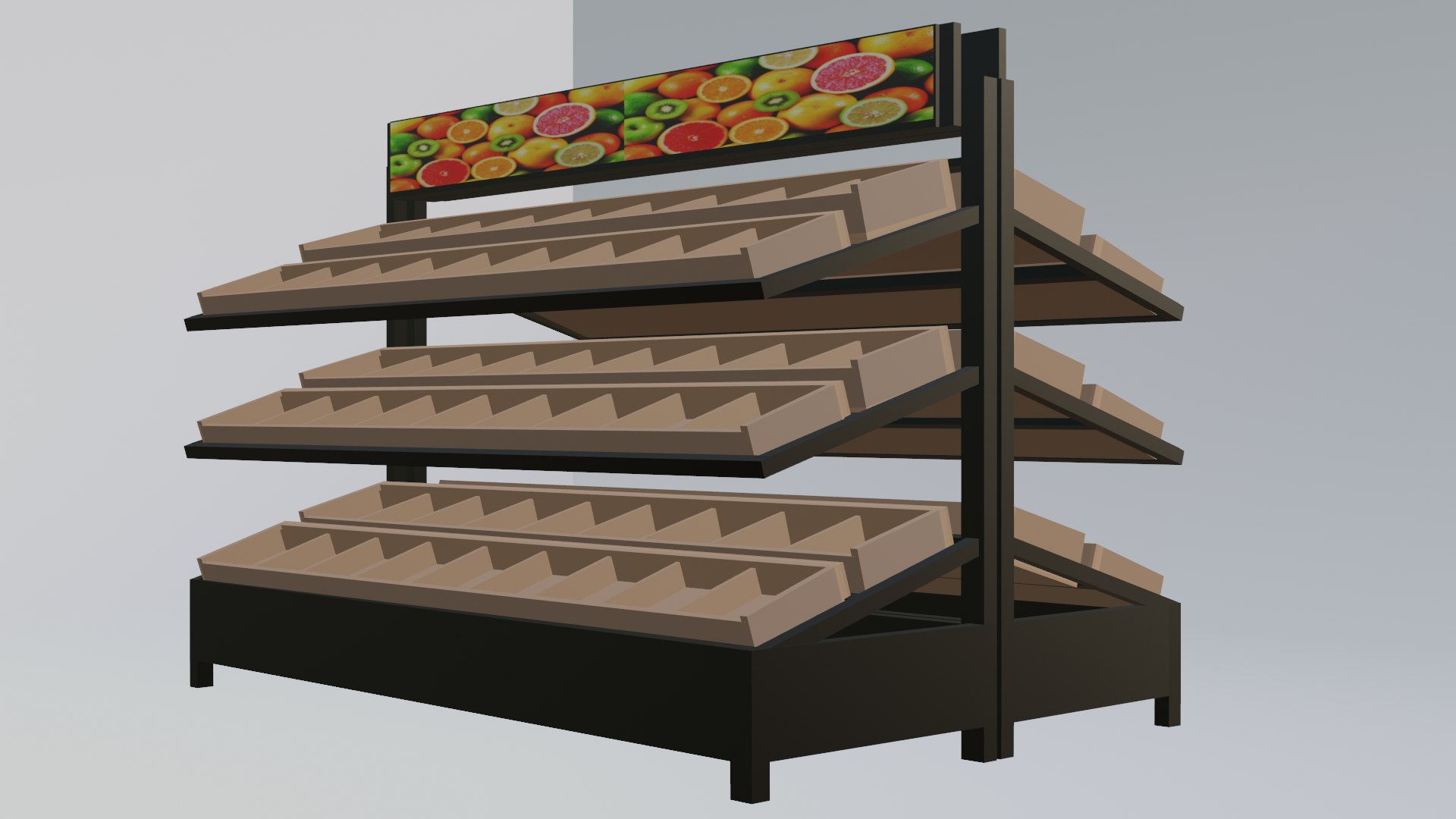 3D Fruit Racks - TurboSquid 1825081