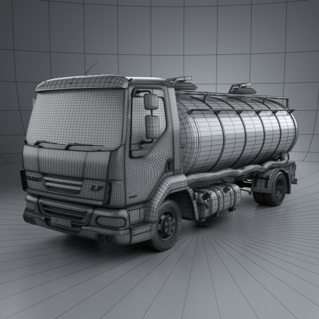 Daf Lf Tanker 3d Max