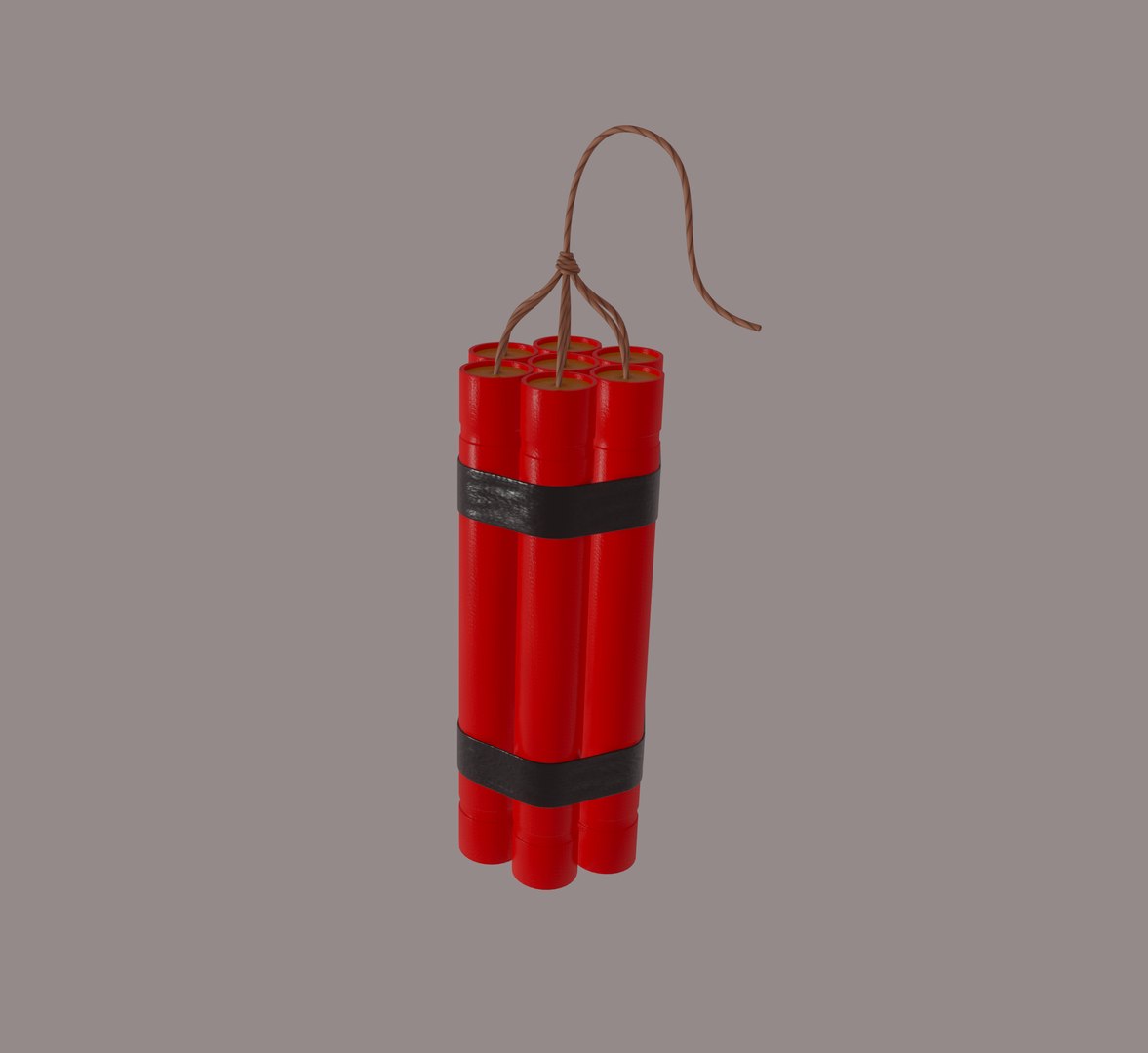 Red dynamite 3D model - TurboSquid 1609428