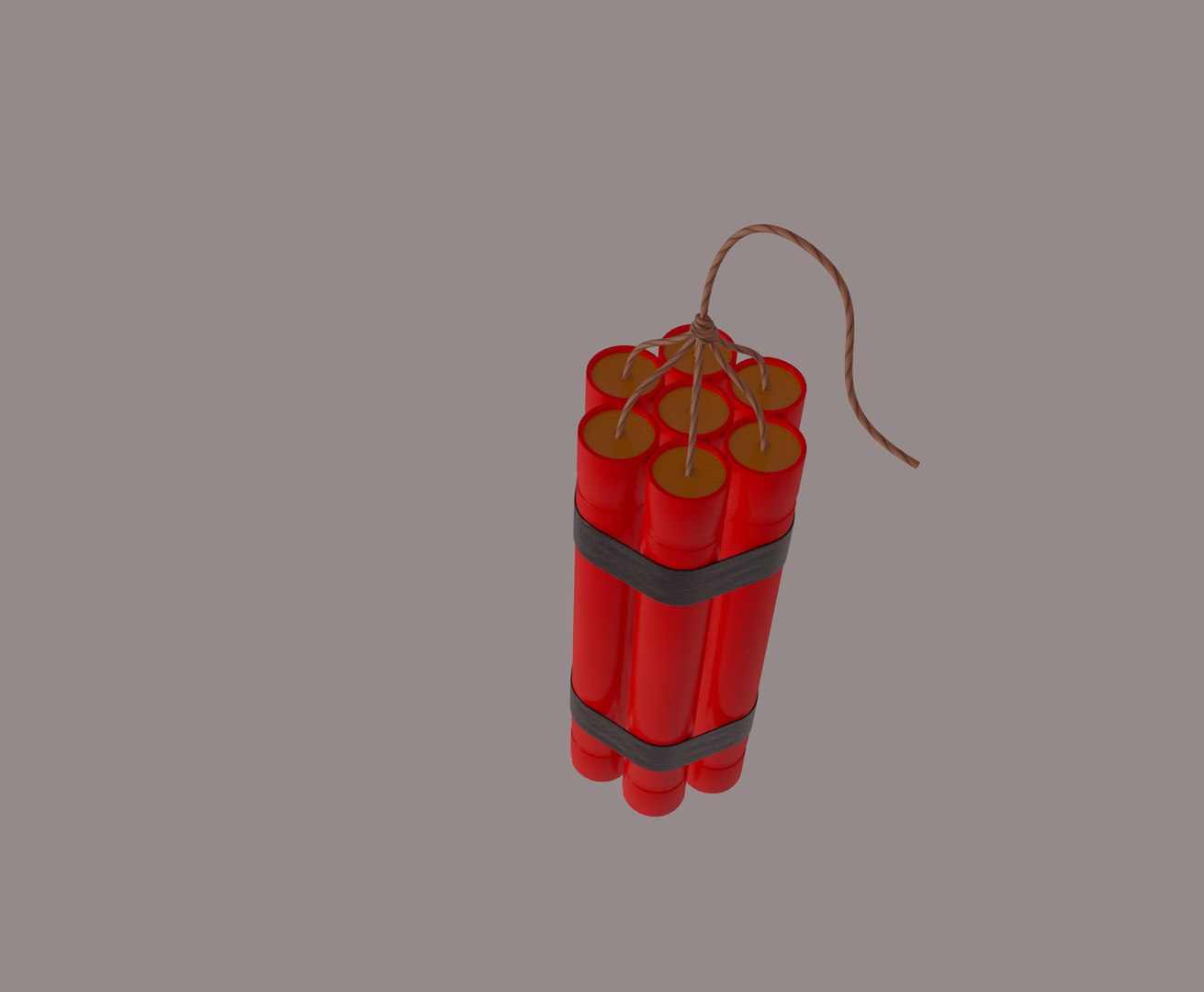 Red dynamite 3D model - TurboSquid 1609428