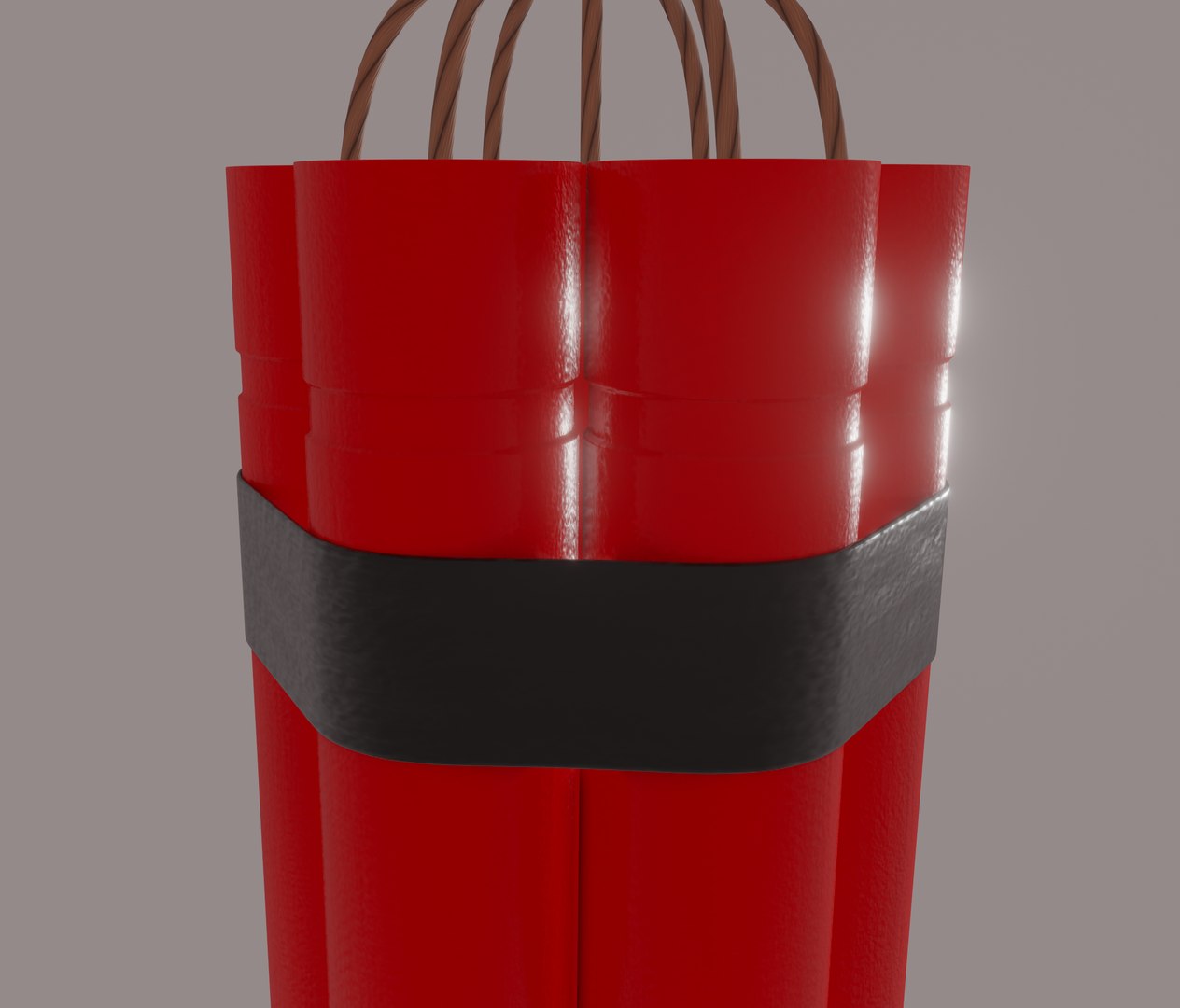 Red dynamite 3D model - TurboSquid 1609428