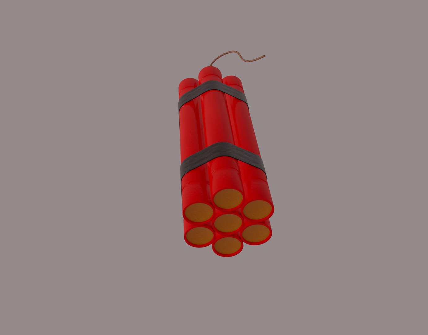 Red dynamite 3D model - TurboSquid 1609428