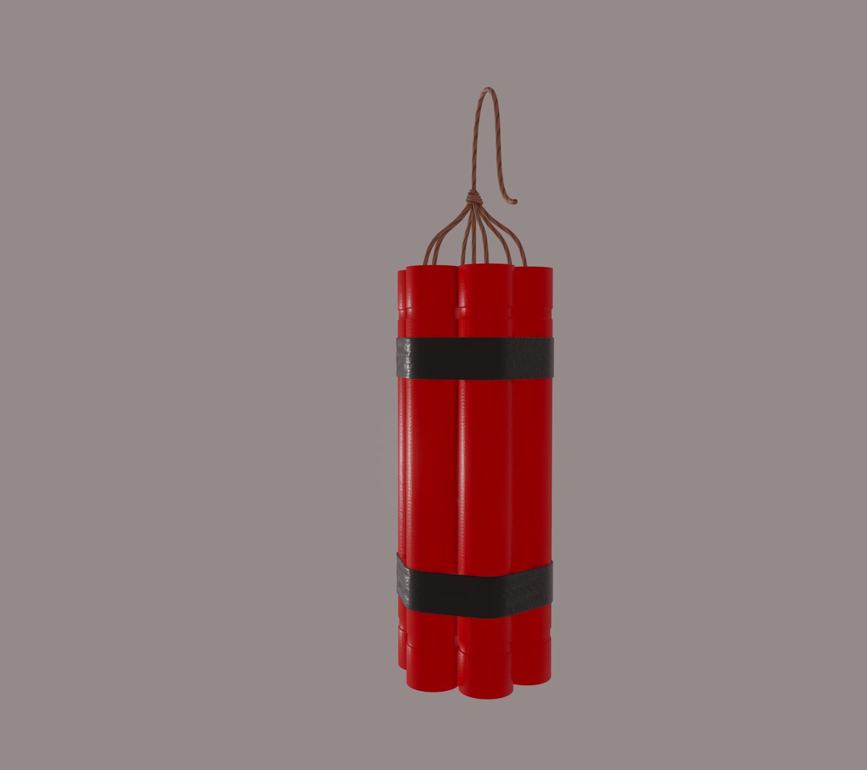 Red dynamite 3D model - TurboSquid 1609428