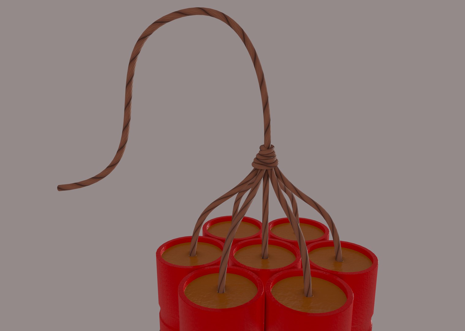 Red dynamite 3D model - TurboSquid 1609428