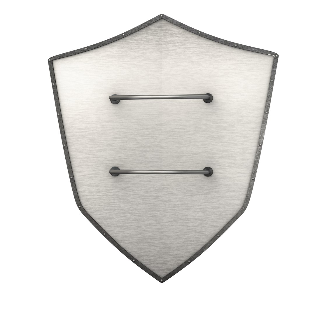 3D Cartoon Shield - TurboSquid 1402594