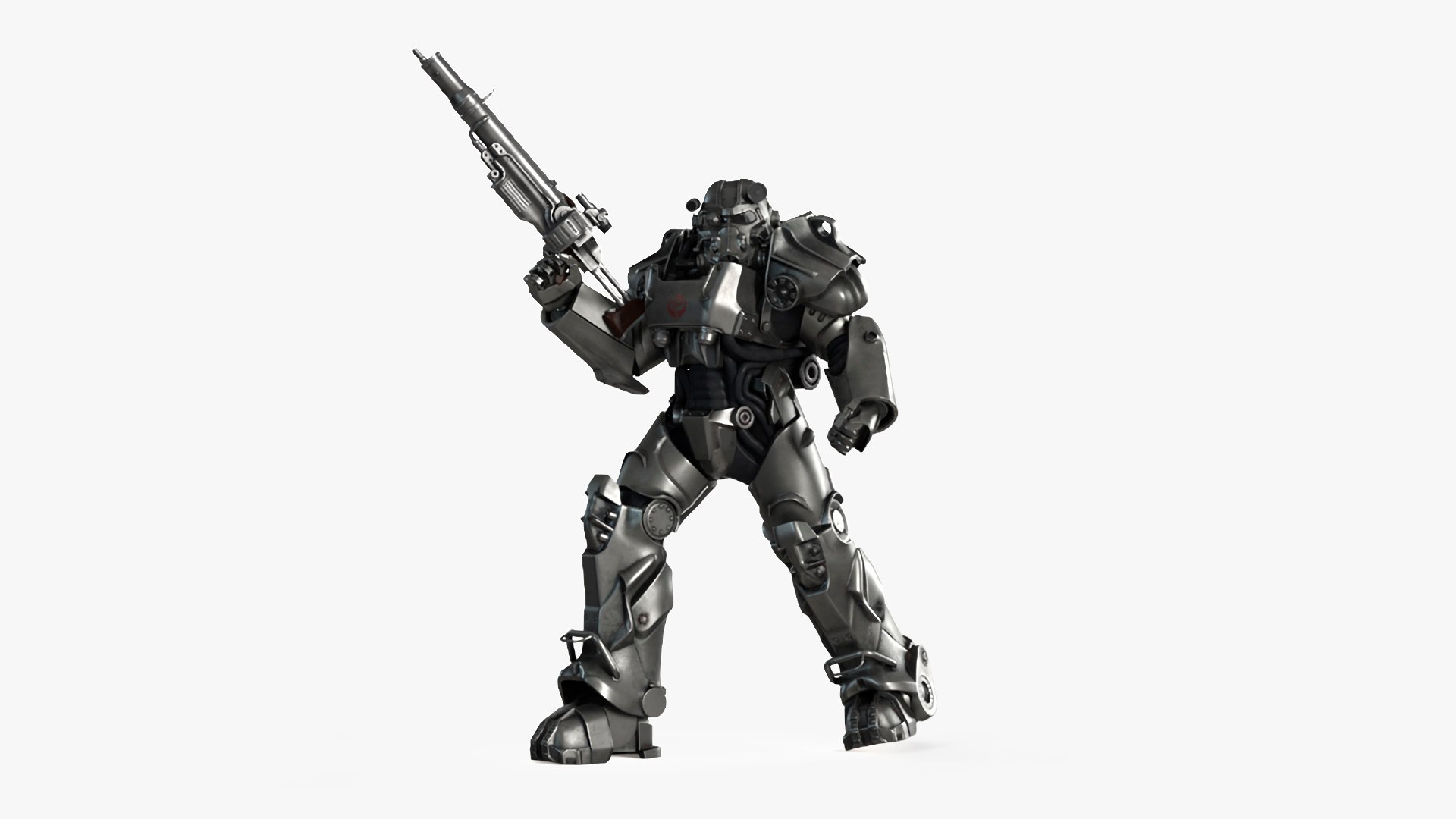 Fallout Combat Infantry Armor Walking For 3D Print 3D Model ...