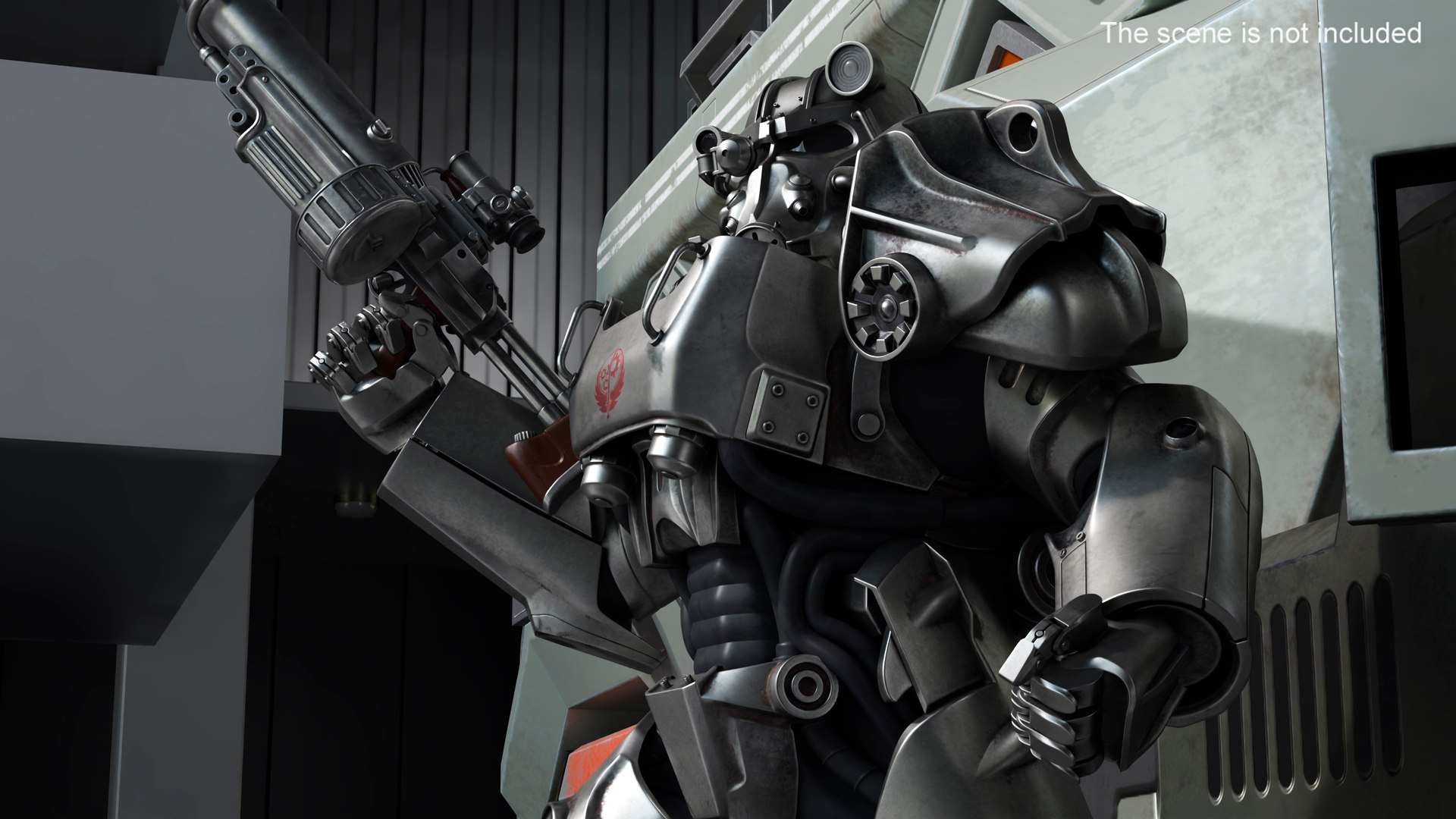 Fallout Combat Infantry Armor Walking For 3D Print 3D Model ...