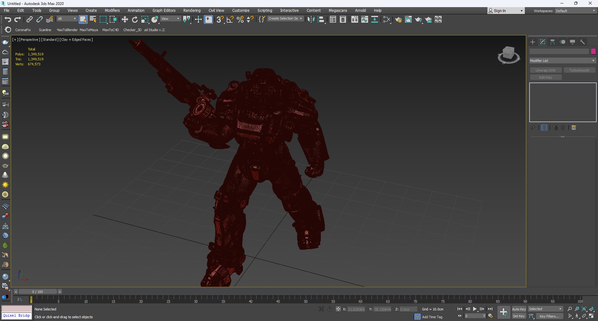 Fallout Combat Infantry Armor Walking For 3D Print 3D Model ...