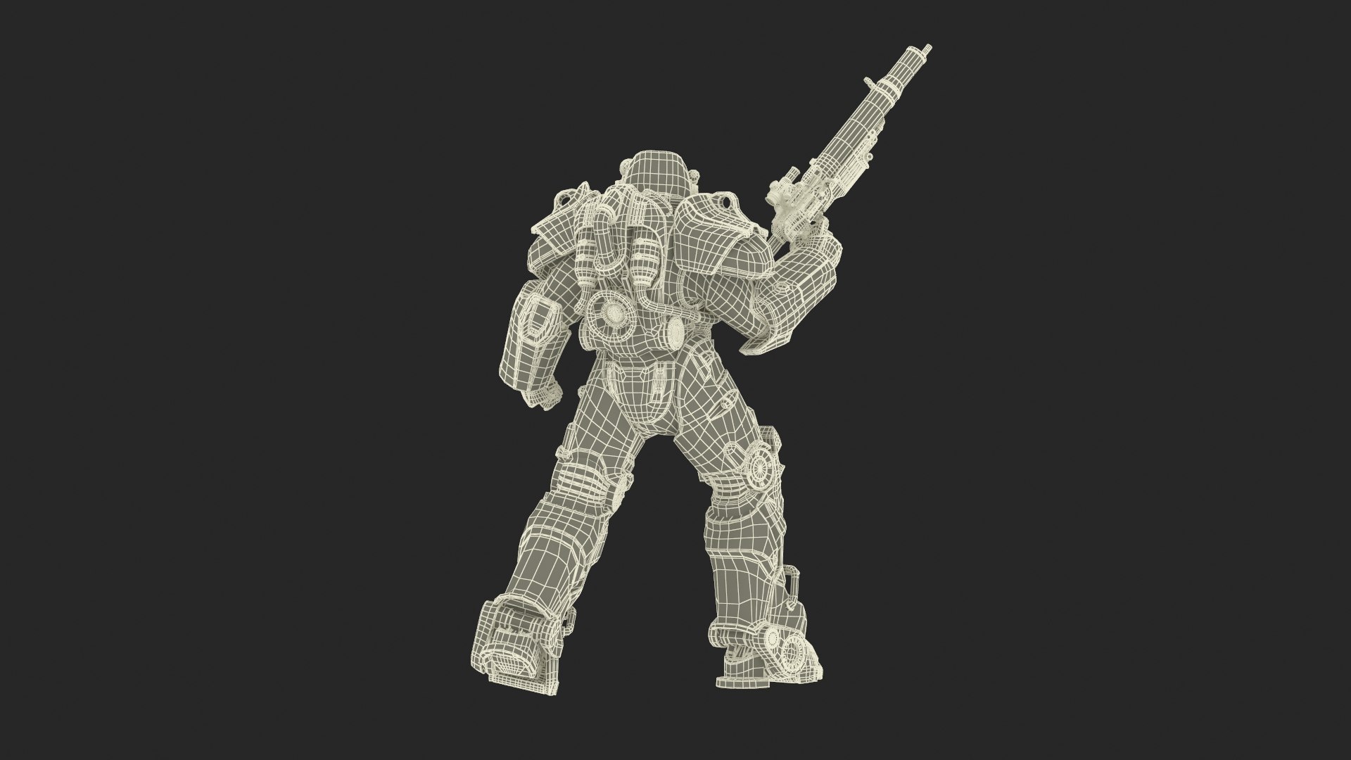 Fallout Combat Infantry Armor Walking For 3D Print 3D Model ...