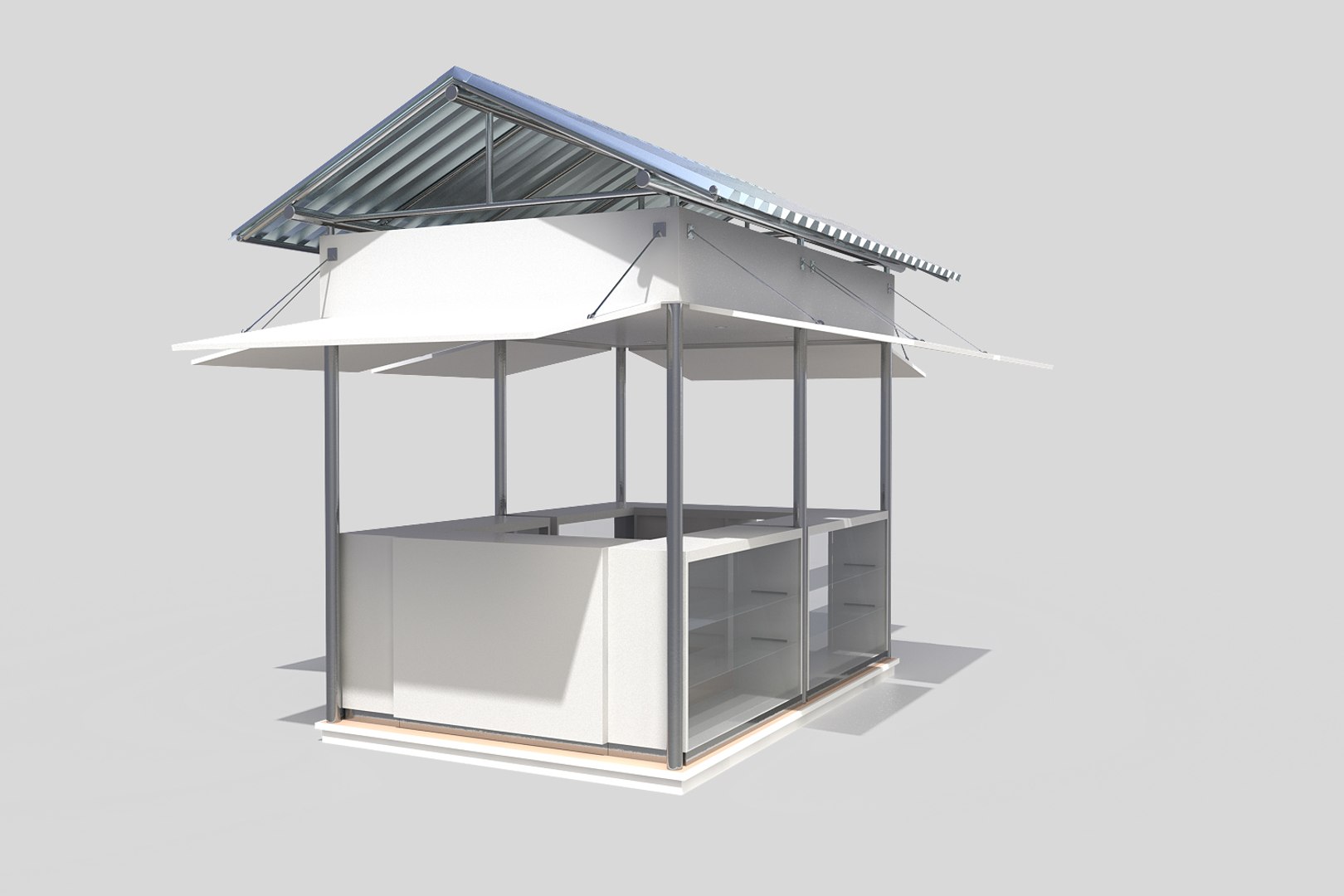 3D kiosks - TurboSquid 1344532