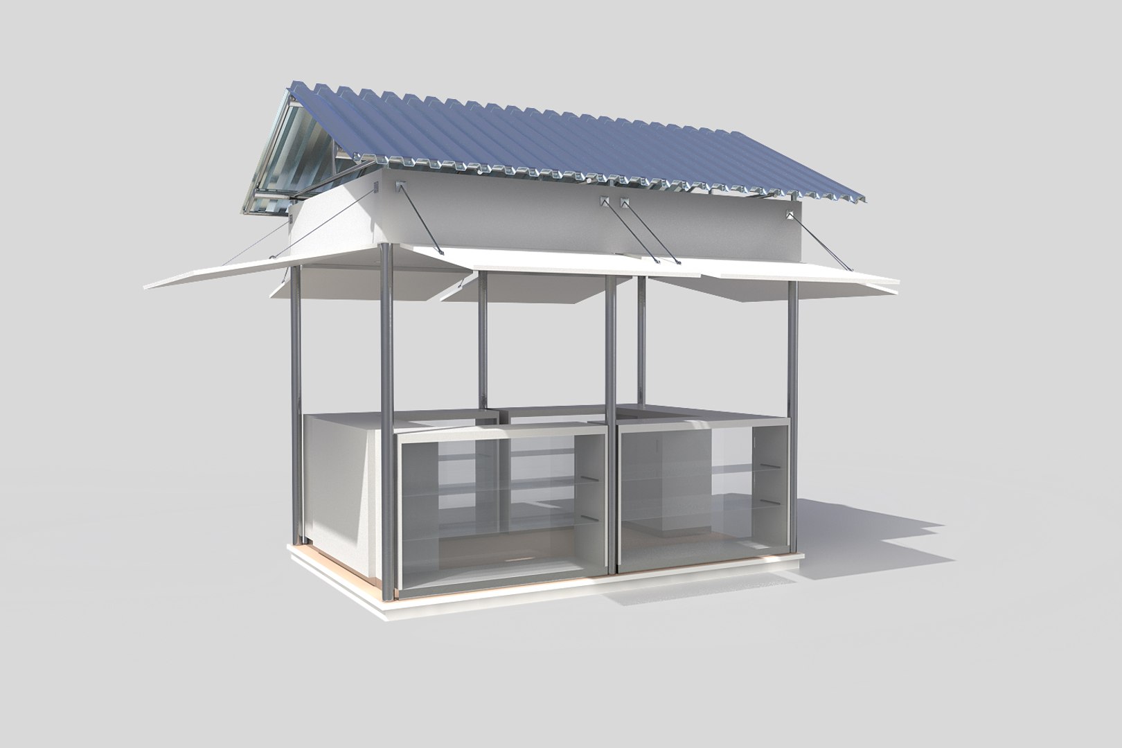 3D kiosks - TurboSquid 1344532
