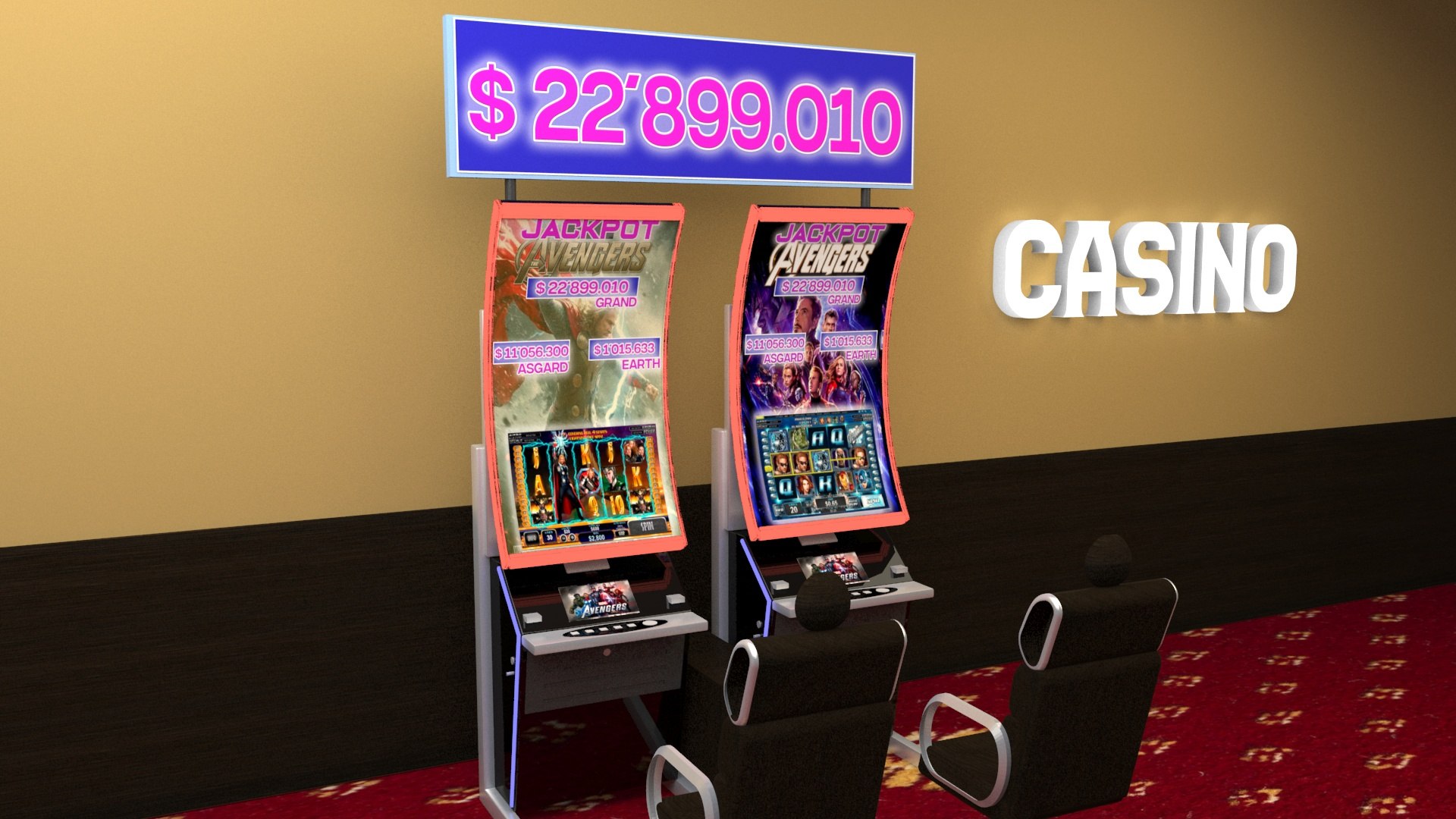 SLOTMACHINE Model - TurboSquid 1901693