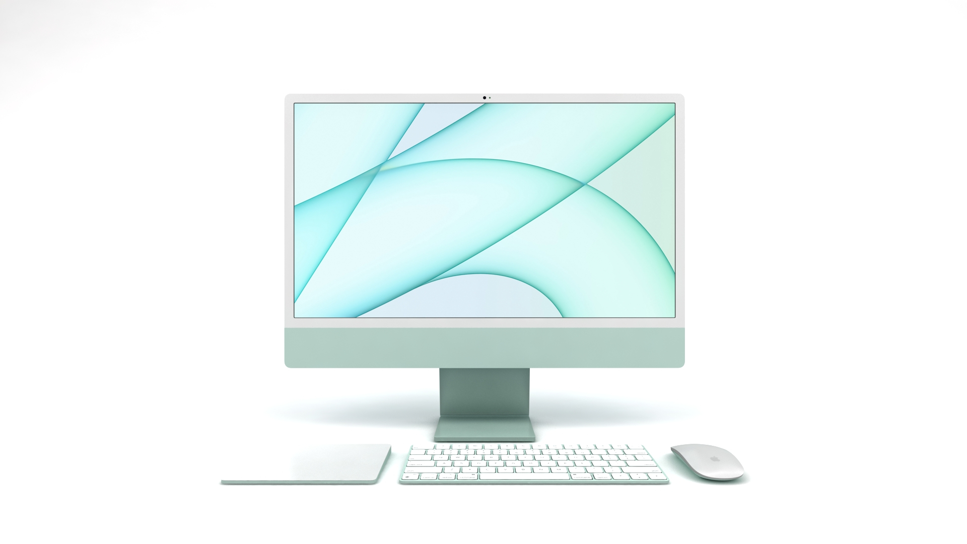 3D Apple IMac 24 Inch 2021 Green Model - TurboSquid 1836083