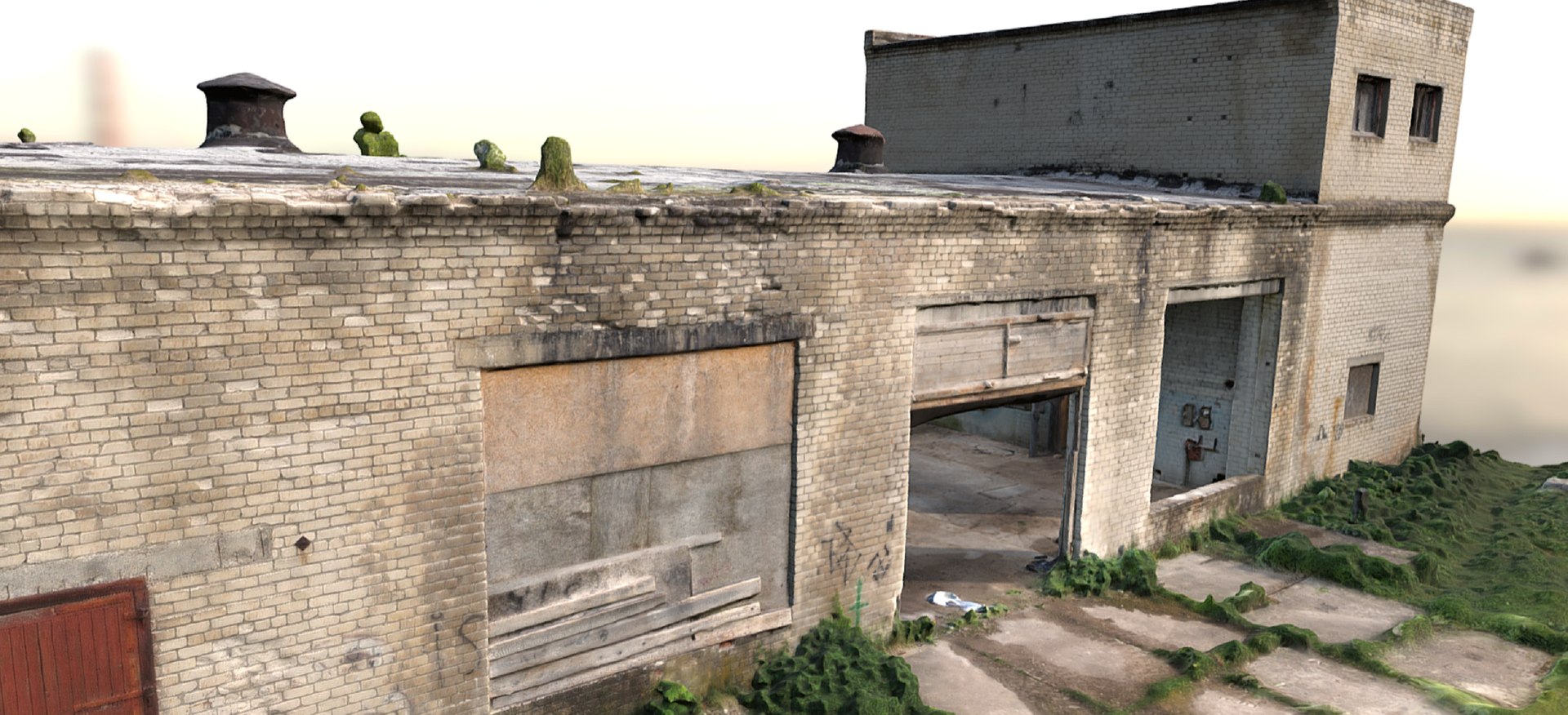 3D Soviet Factory With Interior - TurboSquid 1853938