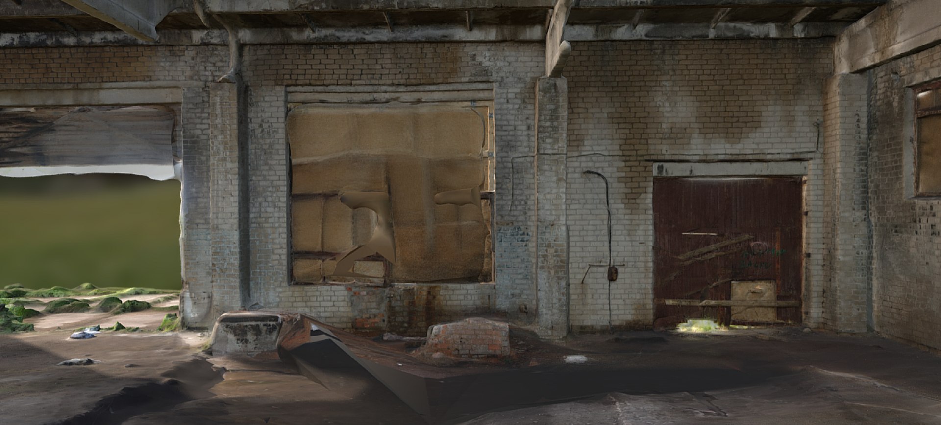 3D Soviet Factory With Interior - TurboSquid 1853938