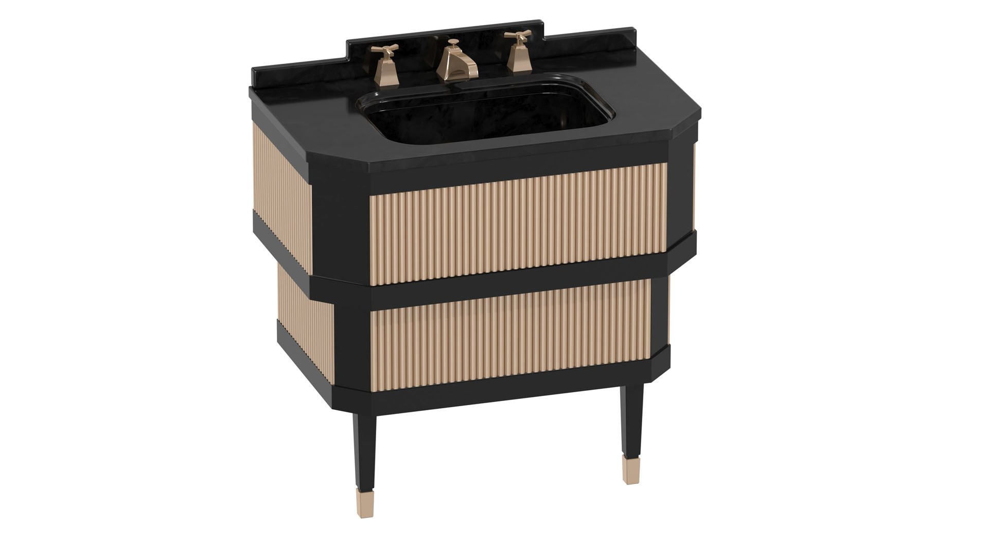 3D METROPOLITAN DevonDevon Floor standing single vanity unit model - TurboSquid 2164407