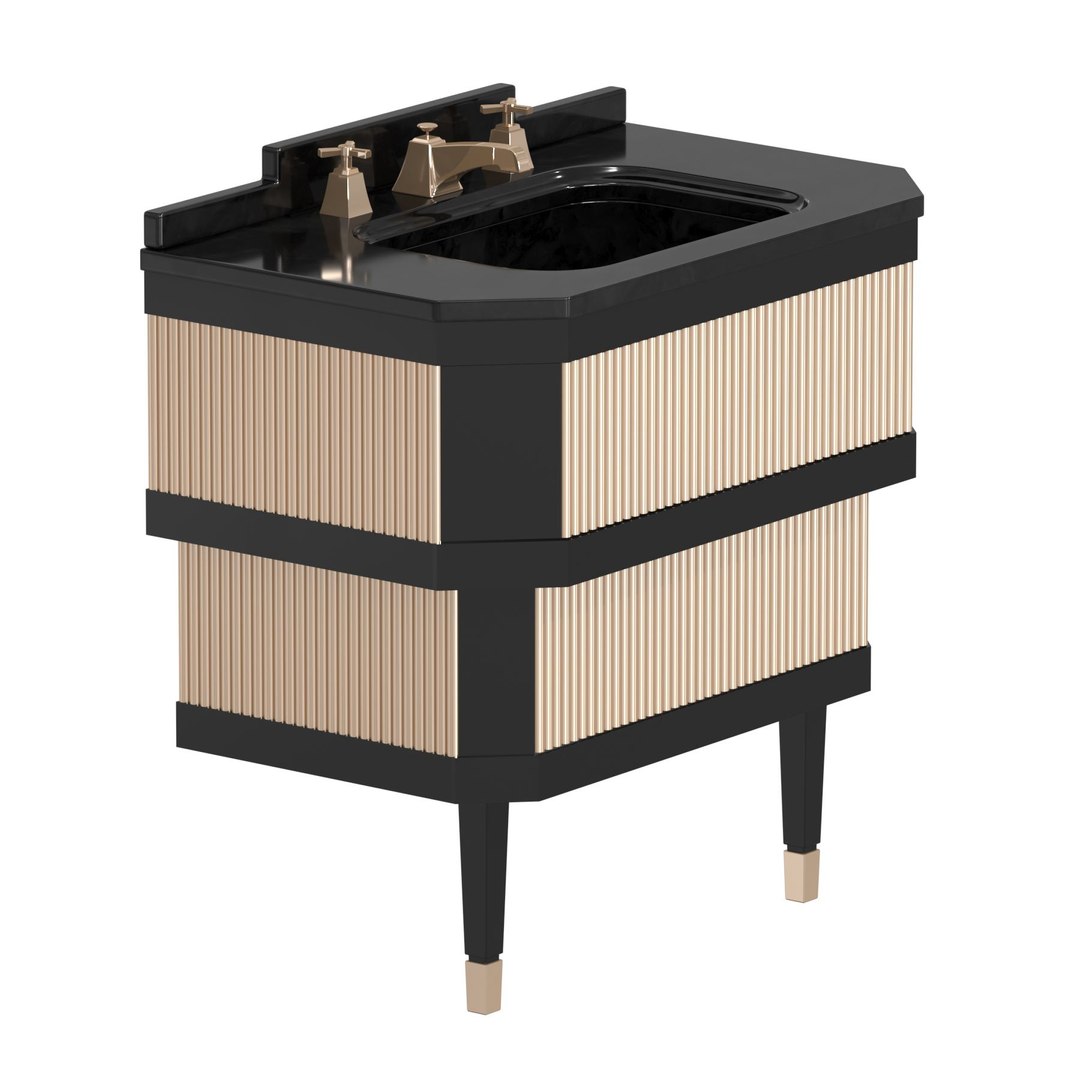 3D METROPOLITAN DevonDevon Floor standing single vanity unit model - TurboSquid 2164407