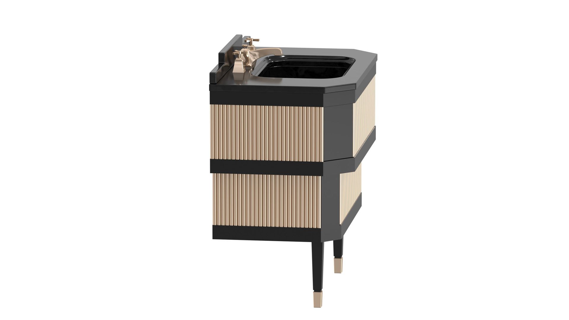 3D METROPOLITAN DevonDevon Floor standing single vanity unit model - TurboSquid 2164407