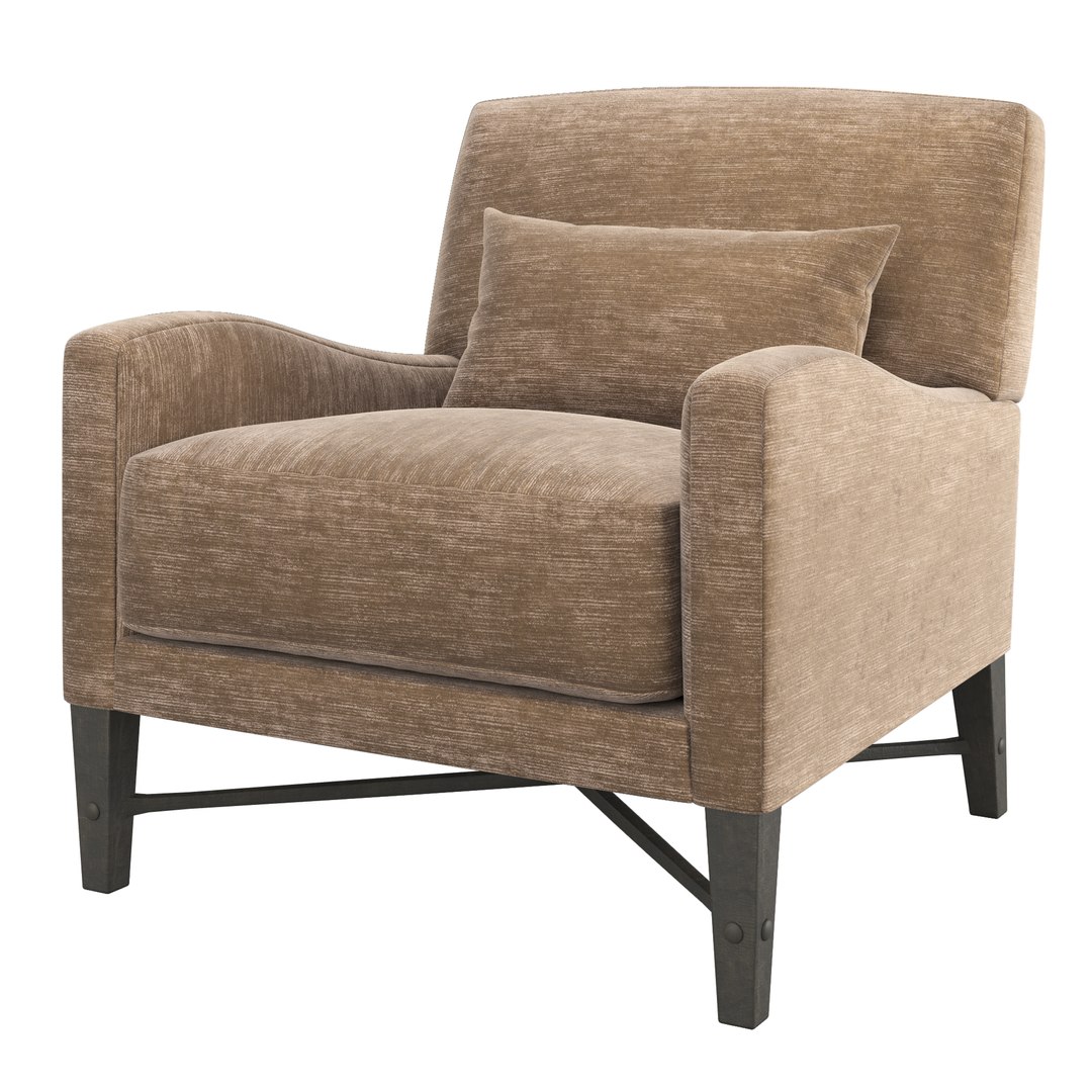 DALIDA LOUNGE CHAIR 3D Model - TurboSquid 1860088