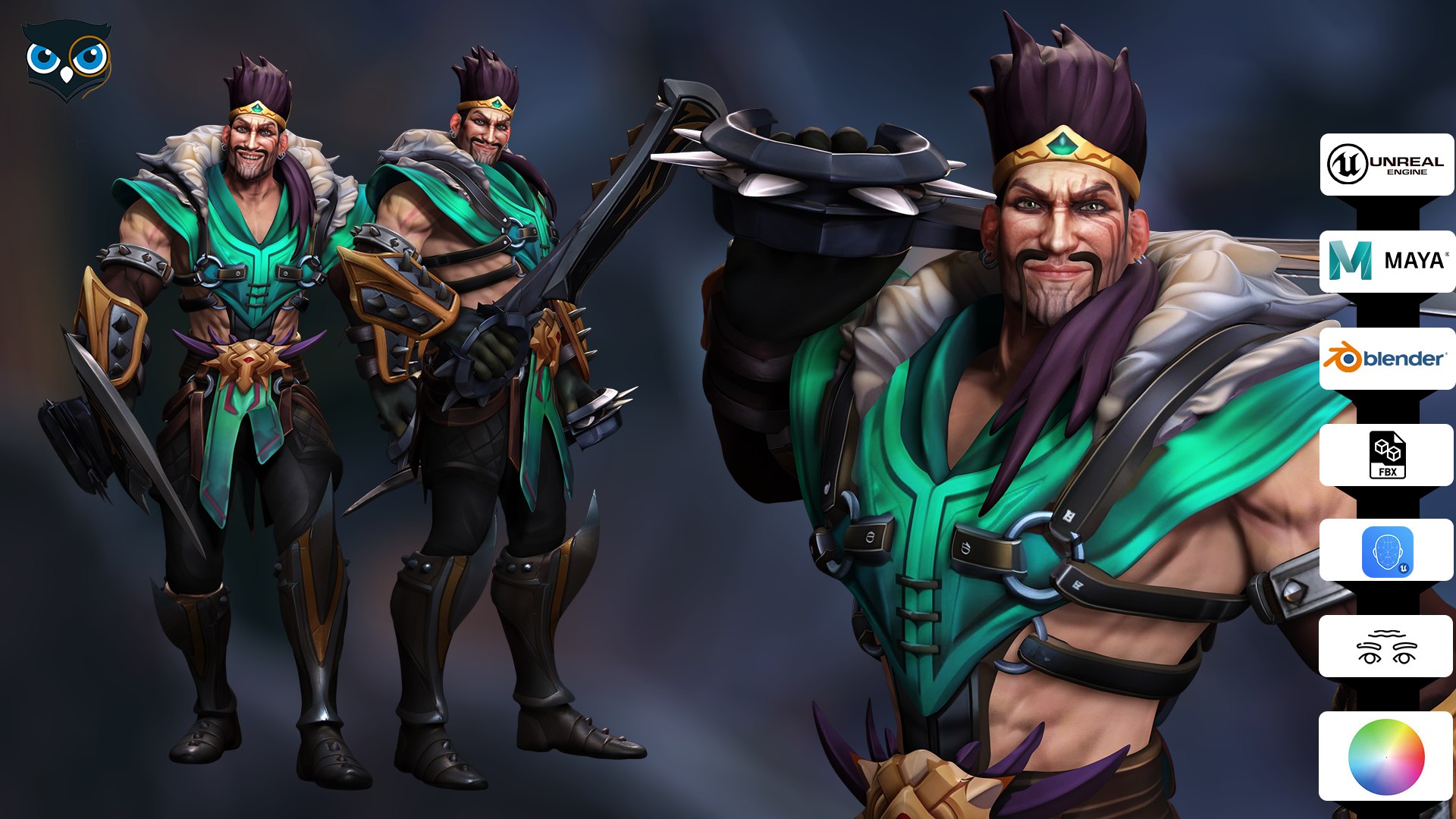 3D Draven - League Of Legends Model - TurboSquid 2344212
