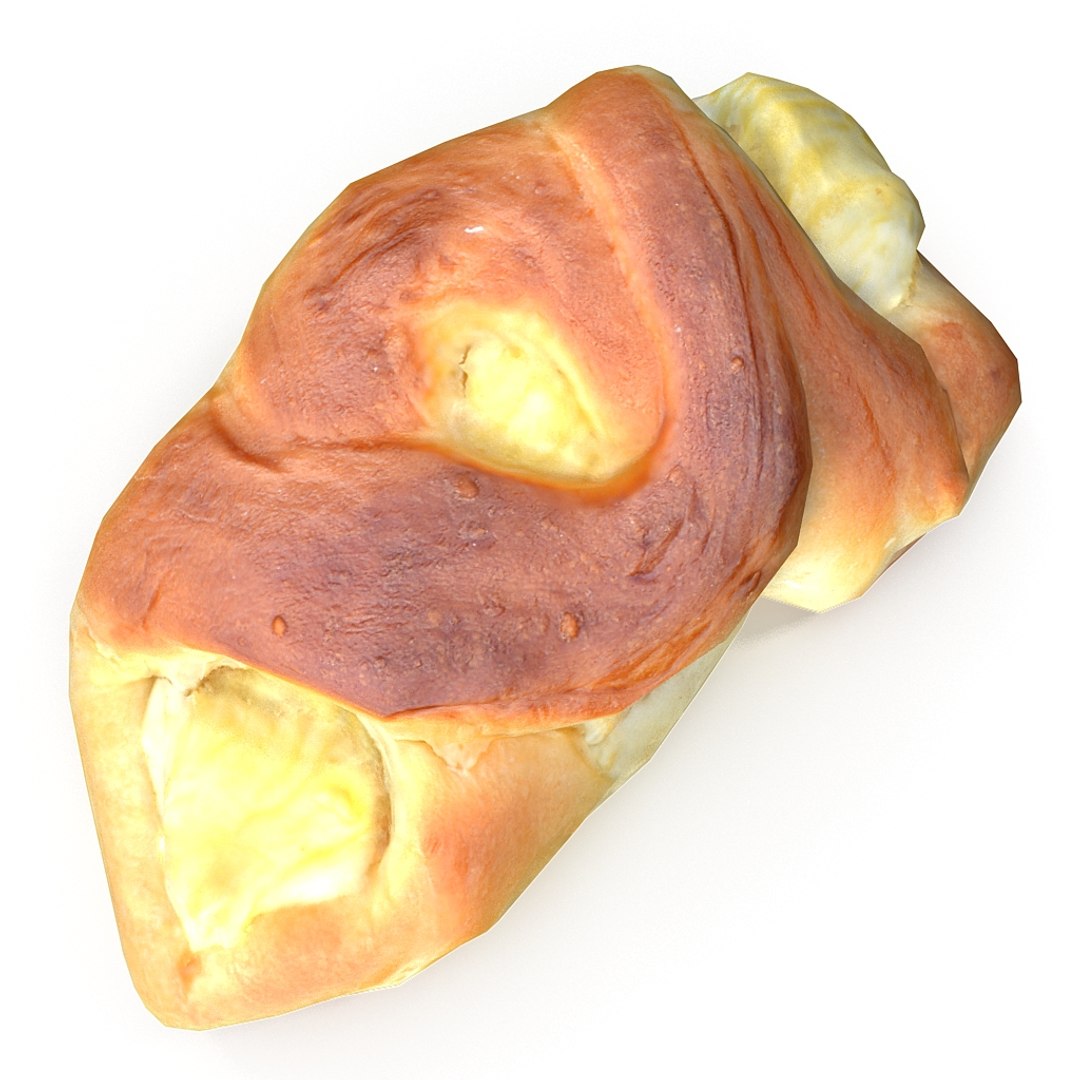 3D cheese roll - TurboSquid 1517270