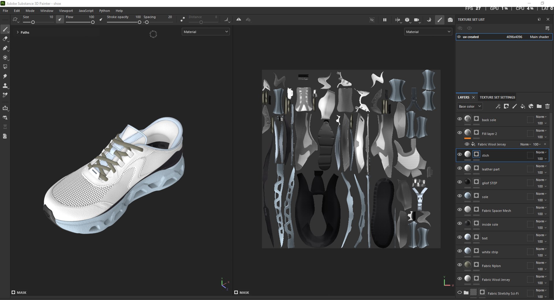 3D Realistic Shoes 3D Model - TurboSquid 2375017