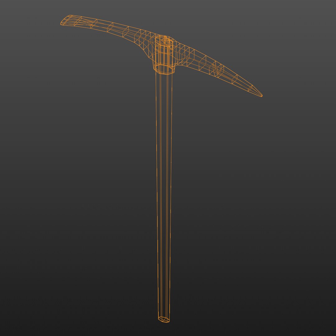 3D rusty pickaxe - TurboSquid 1576862