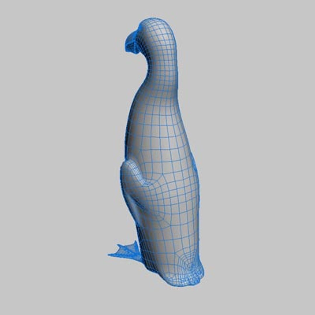 Great Auk Bird 3d Max