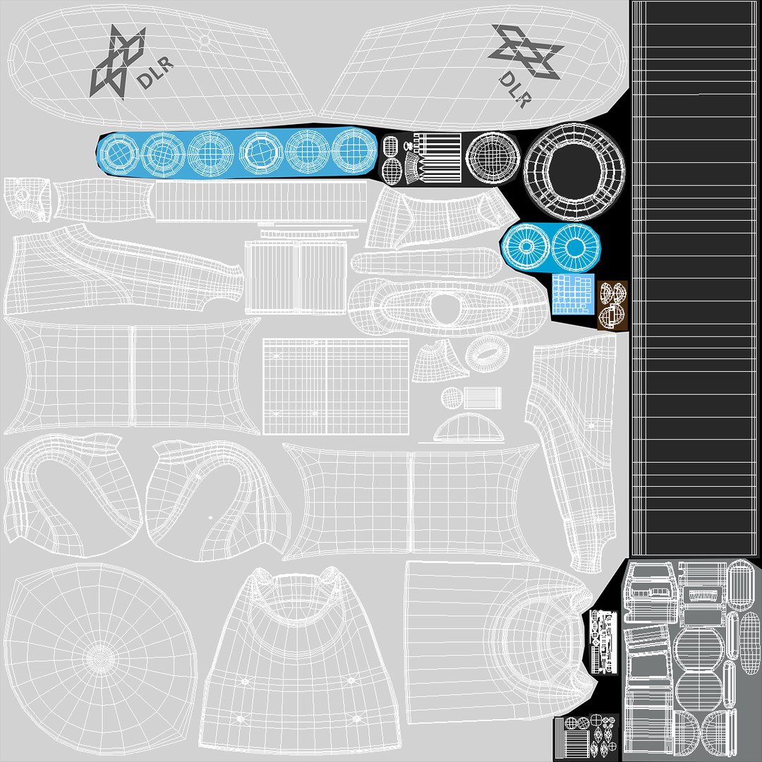 3D DLR MIRO Medical Versatile Robotic Arm Rigged for Modo model ...
