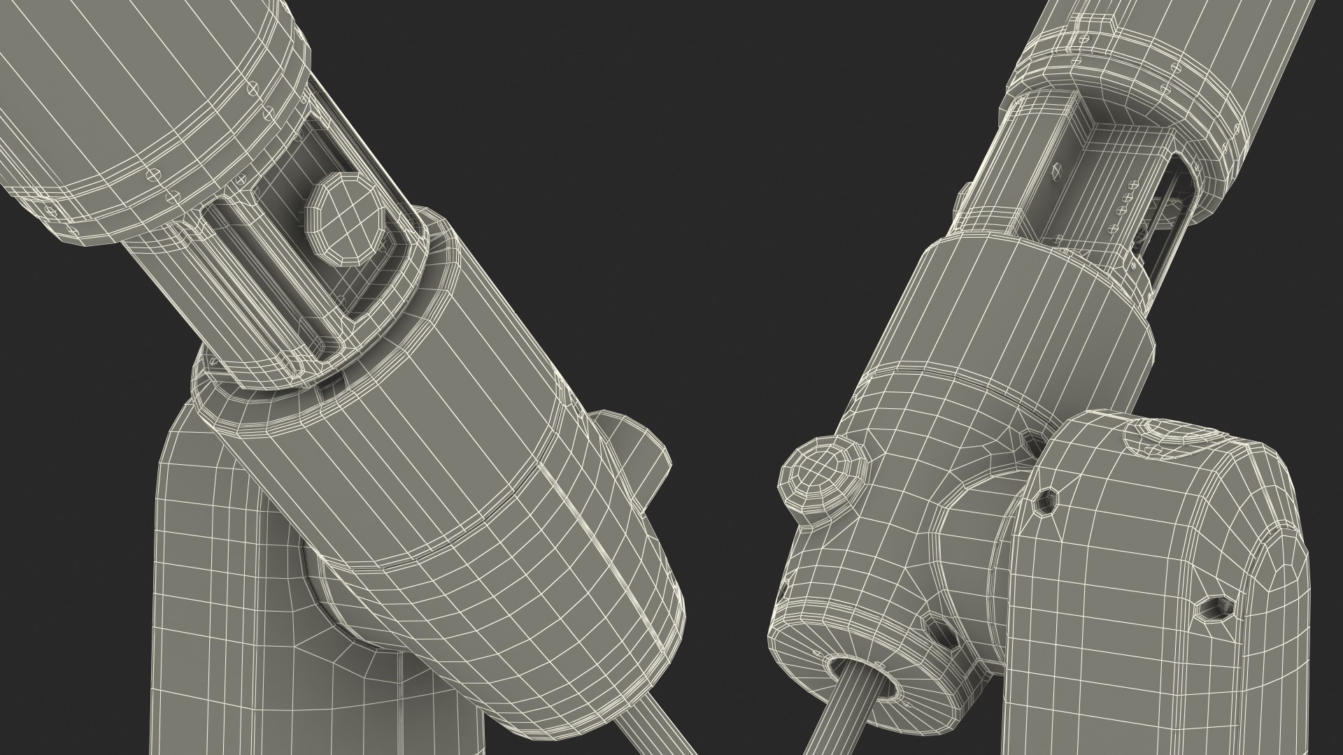 3D DLR MIRO Medical Versatile Robotic Arm Rigged for Modo model ...