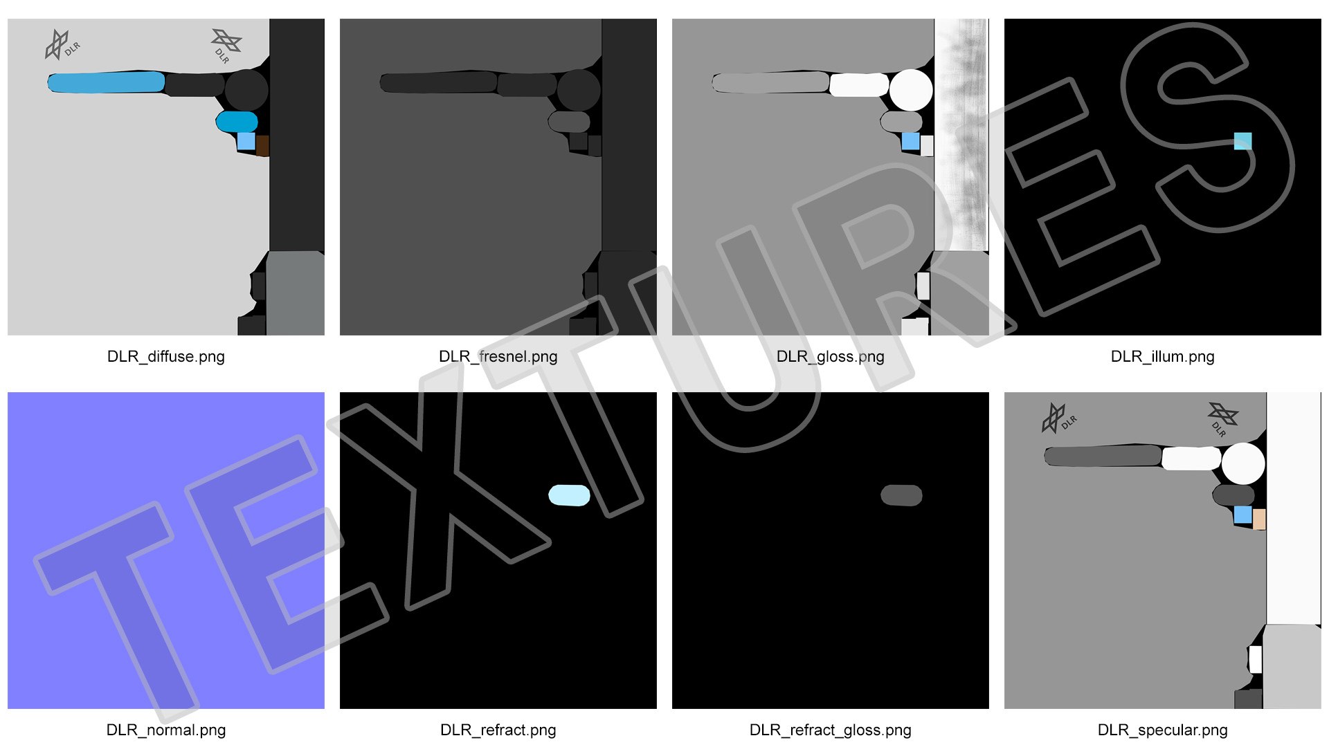 3D DLR MIRO Medical Versatile Robotic Arm Rigged for Modo model ...