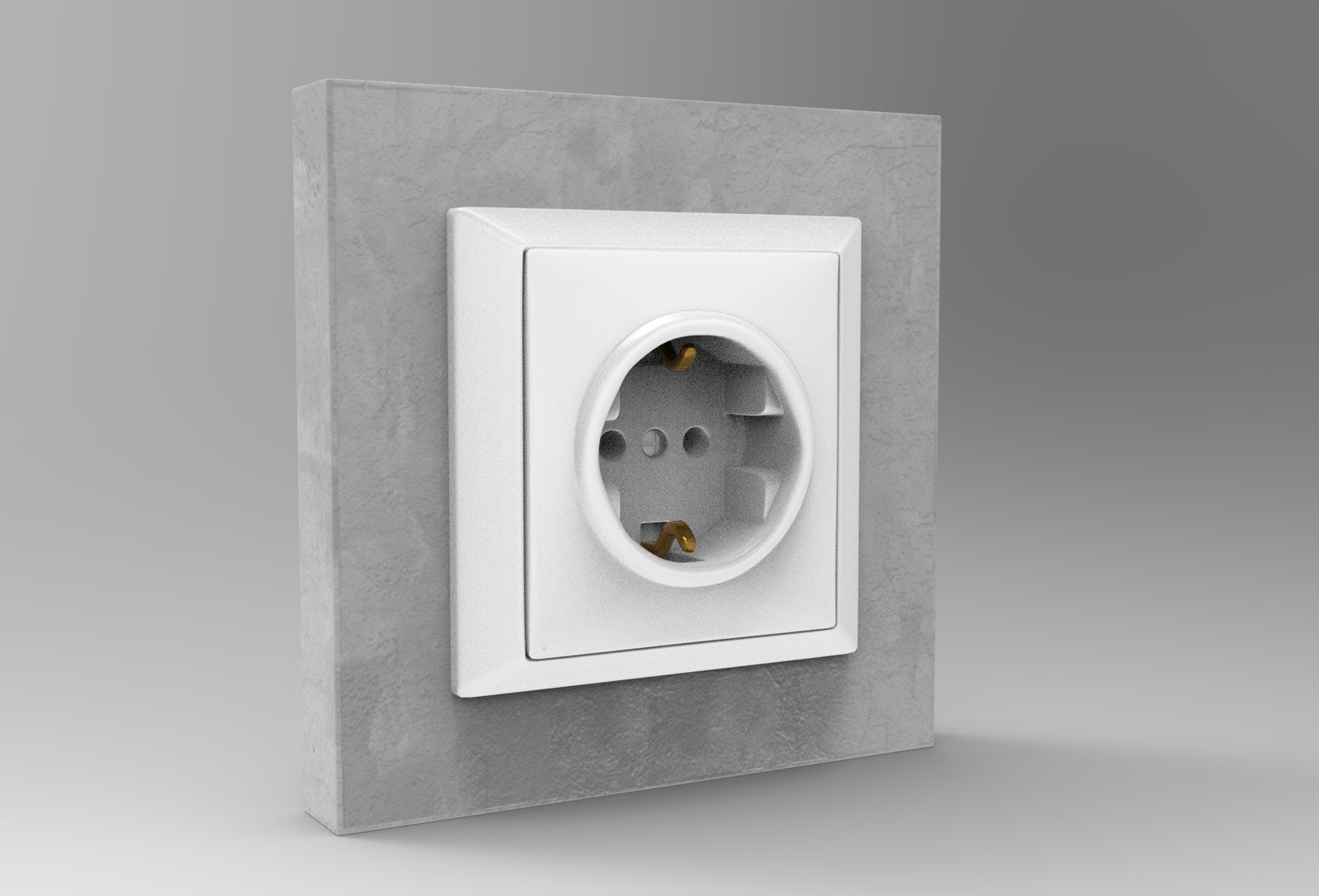 3D Wall Socket Model - TurboSquid 2287137