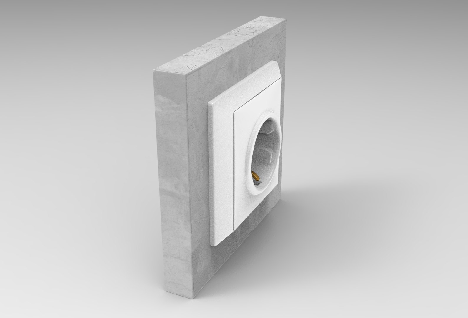 3D Wall Socket Model - TurboSquid 2287137